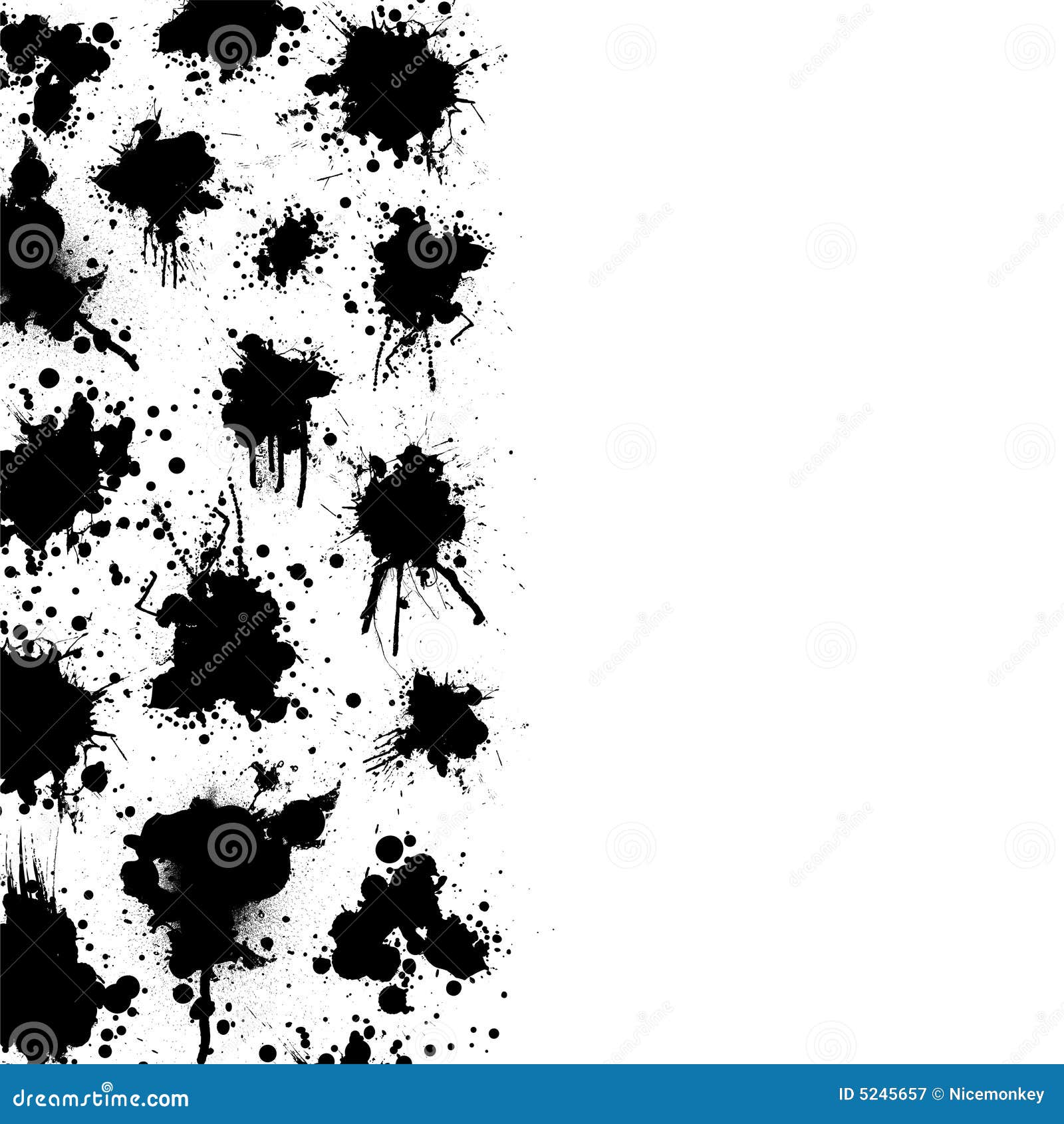 Ink splat collection stock vector. Illustration of digital - 5245657