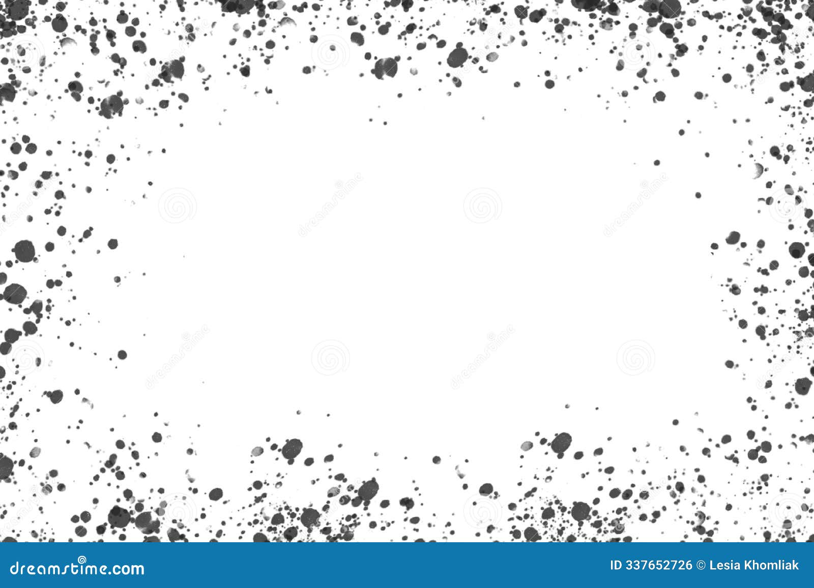 Ink splat frame. Splash stock illustration. Illustration of handwriting ...