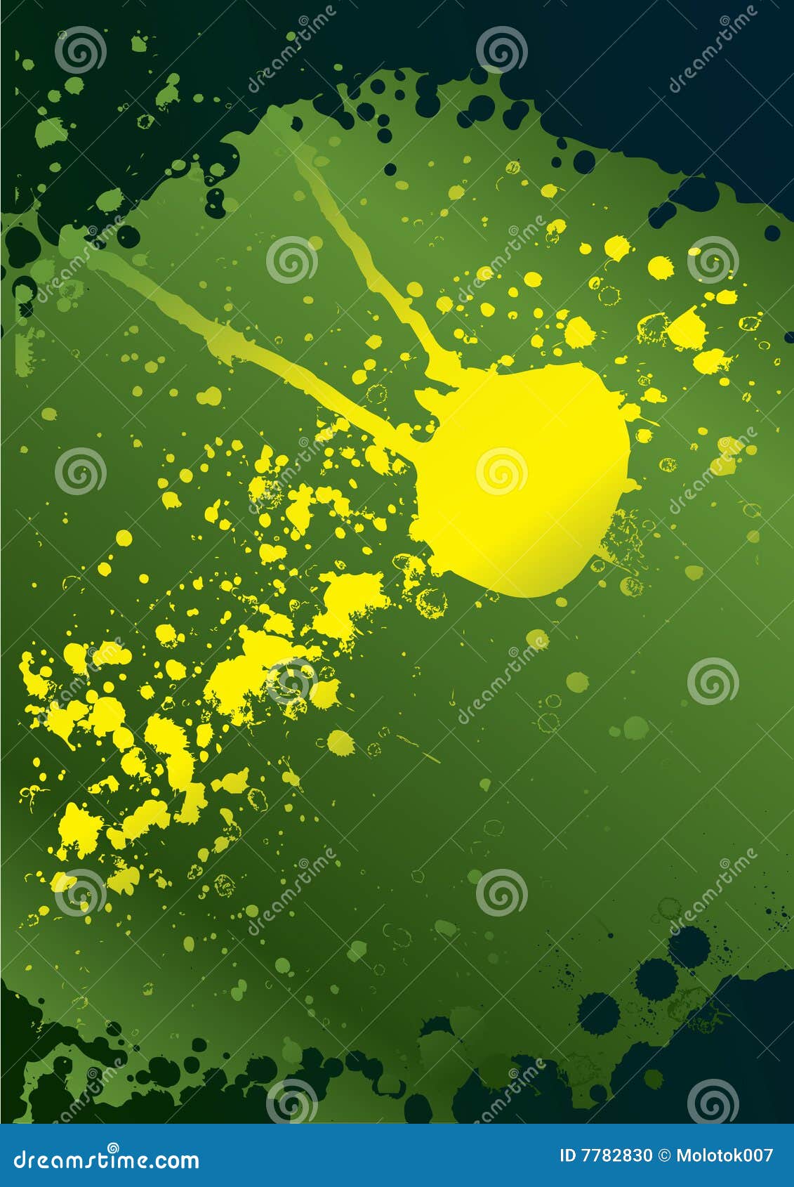 Ink Splat Grunge Background for Text. Stock Vector - Illustration of ...