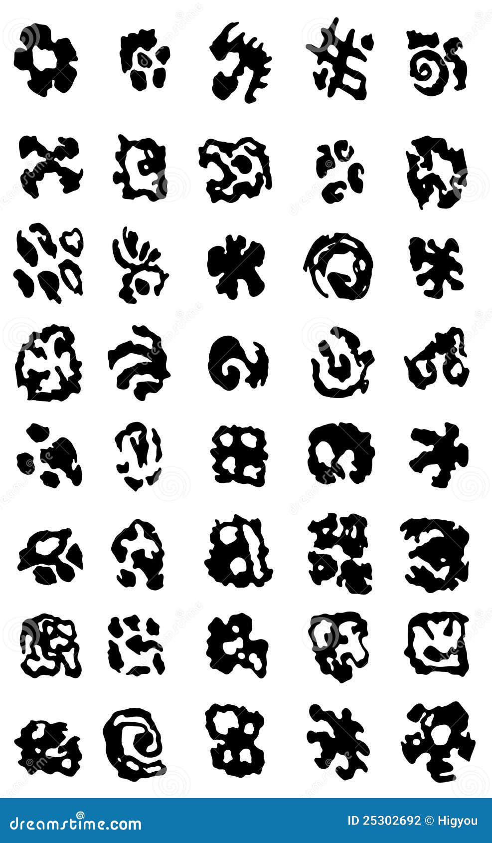 Ink Splat Signs stock vector. Illustration of drawn, marks - 25302692