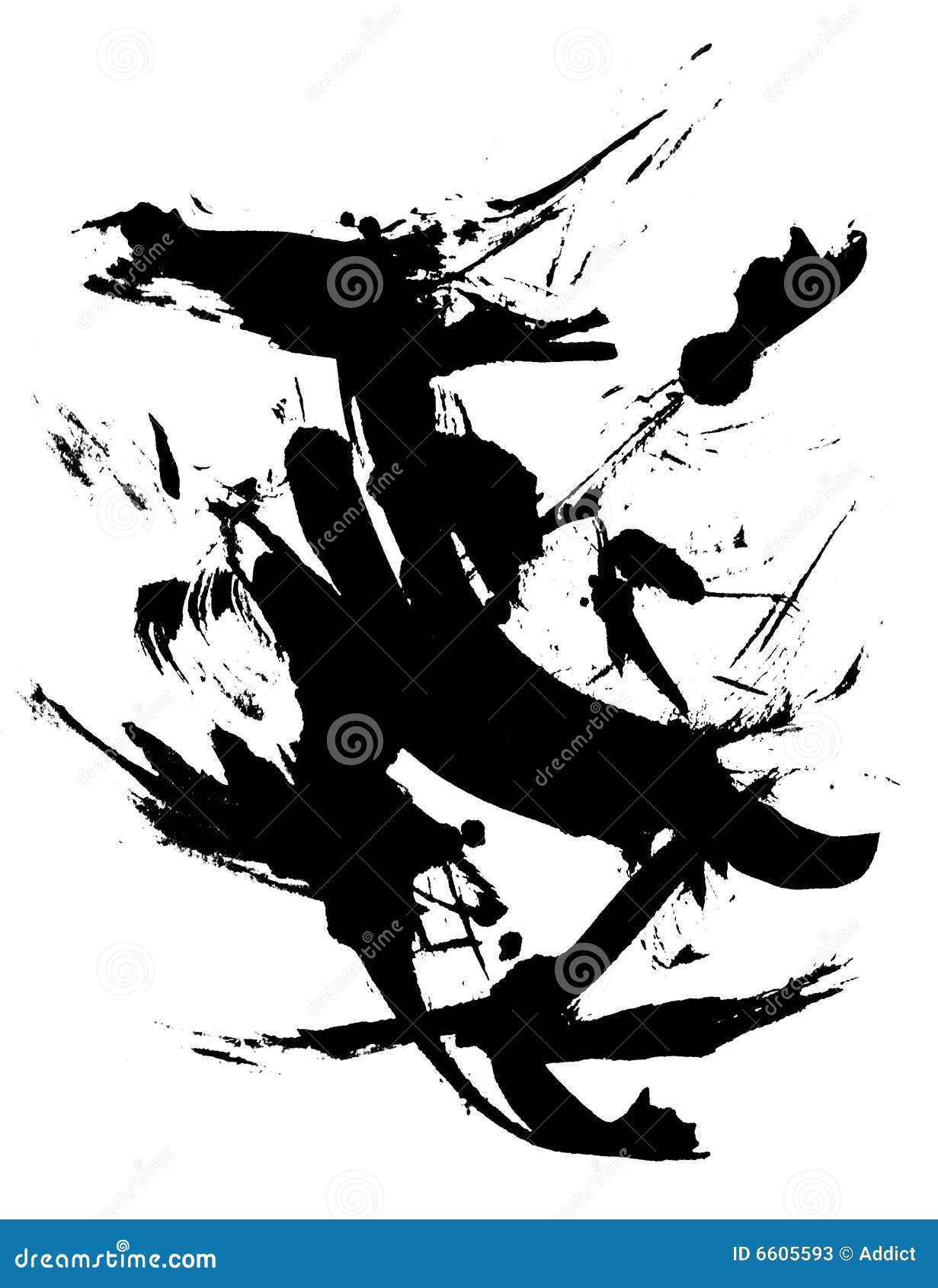 Ink splat vector stock vector. Illustration of inkblot - 6605593