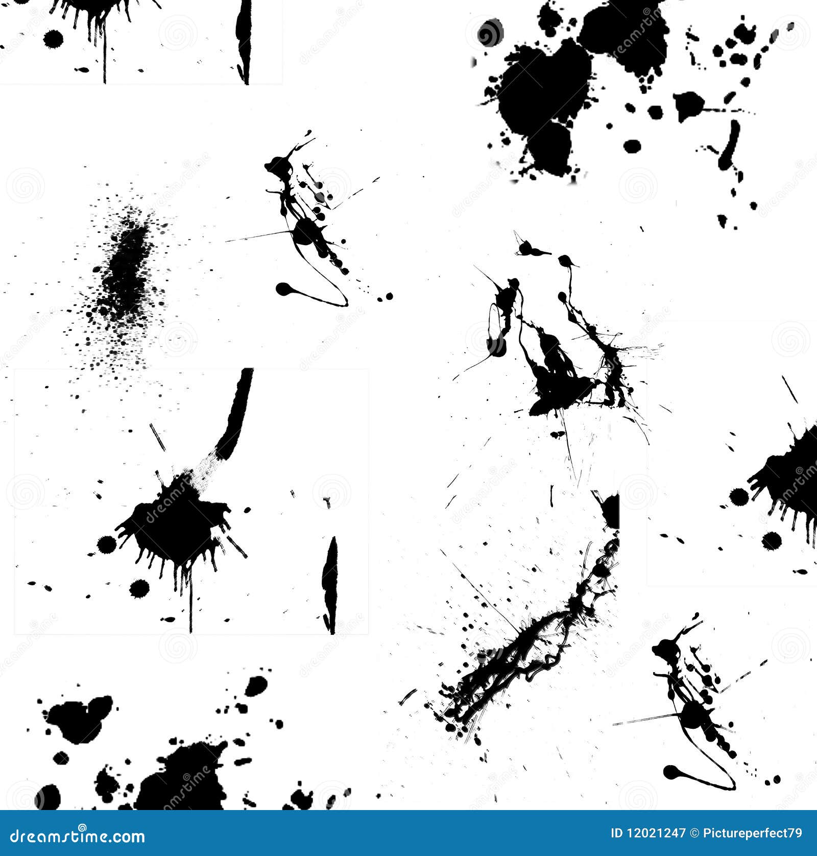 Ink Splats Stock Image | CartoonDealer.com #12021247