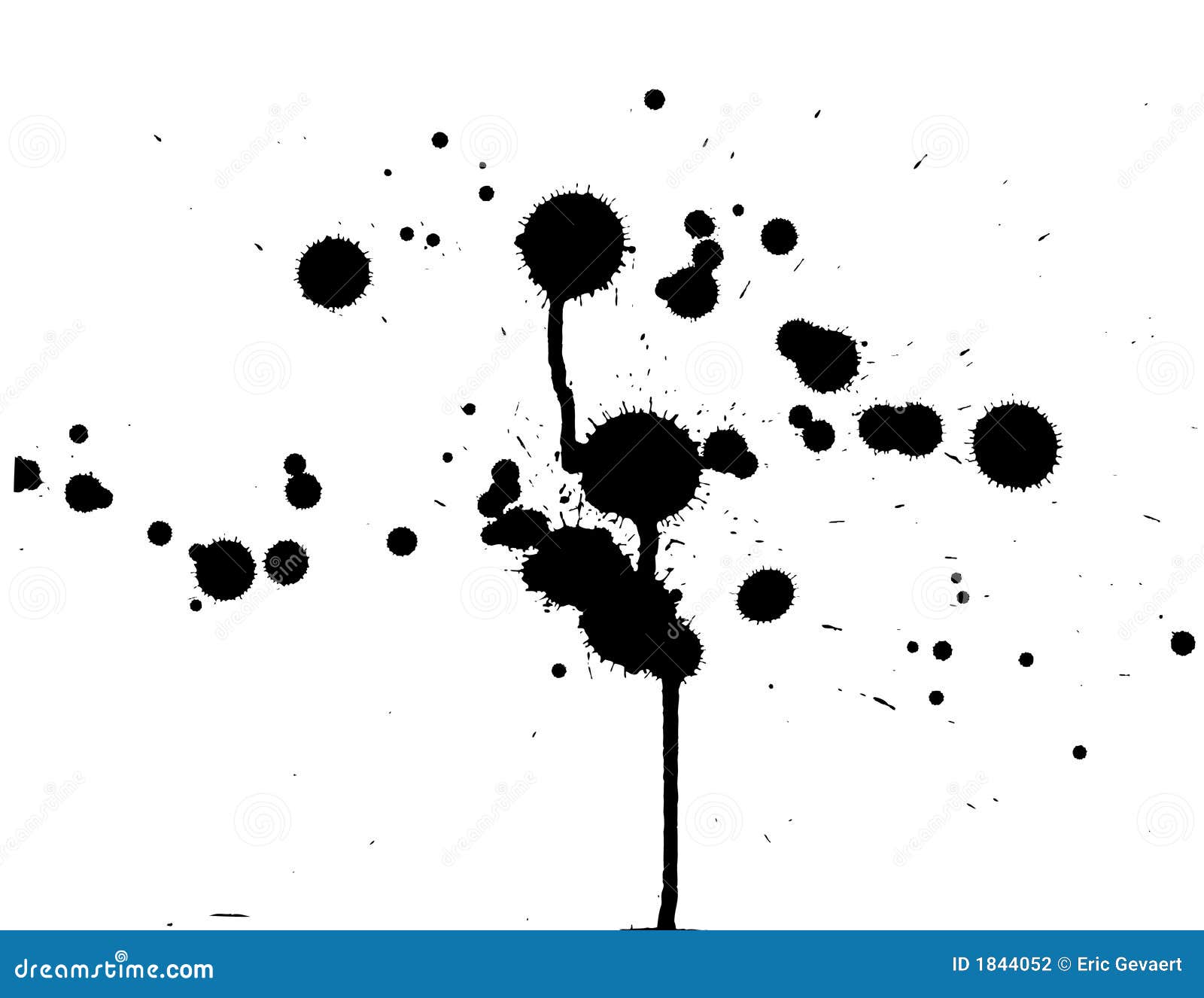 Ink splatters stock vector. Illustration of splash, colorful - 1844052