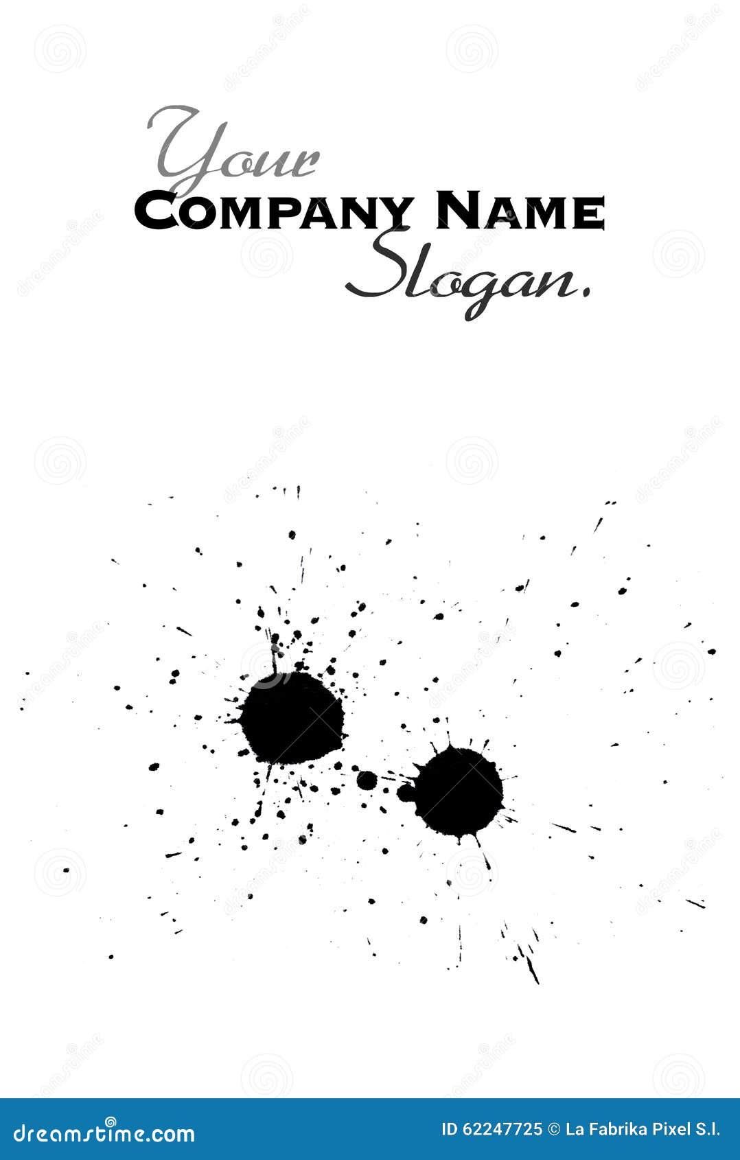 Ink splodge stock illustration. Illustration of blotch - 62247725