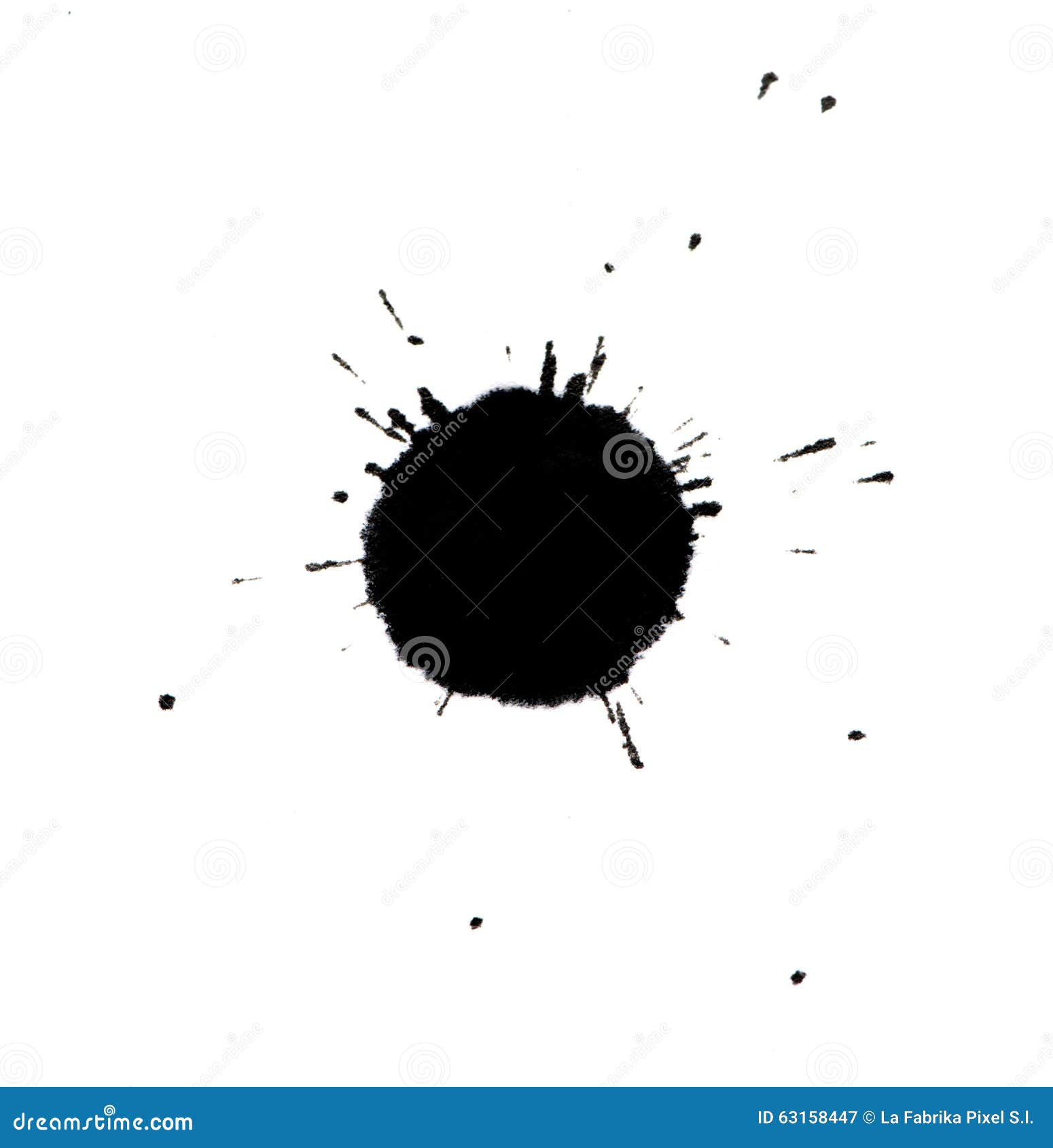 Ink splodge stock image. Image of shape, droplets, pattern - 63158447
