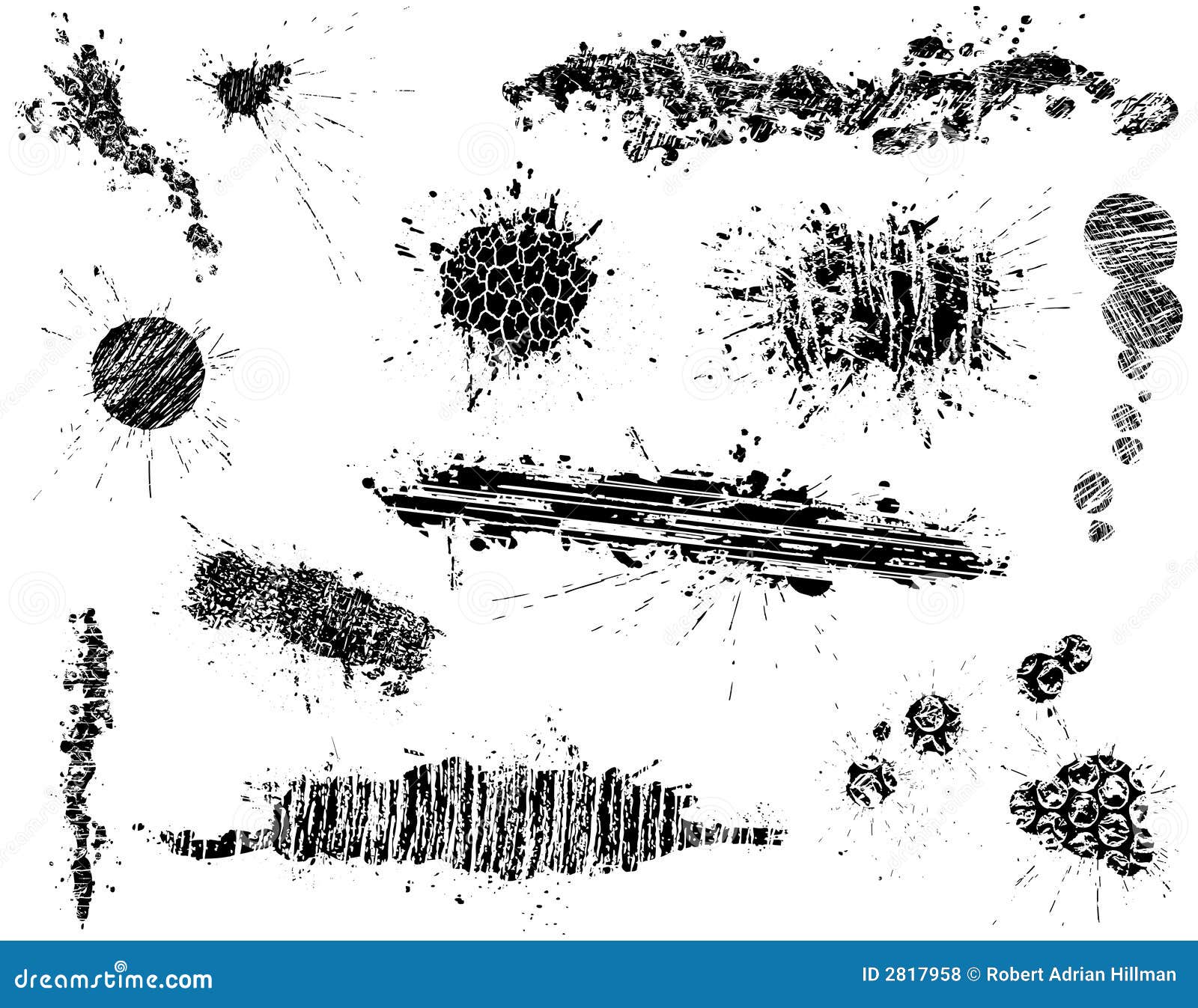 Ink spot grunge stock vector. Illustration of splat, dirty - 2817958