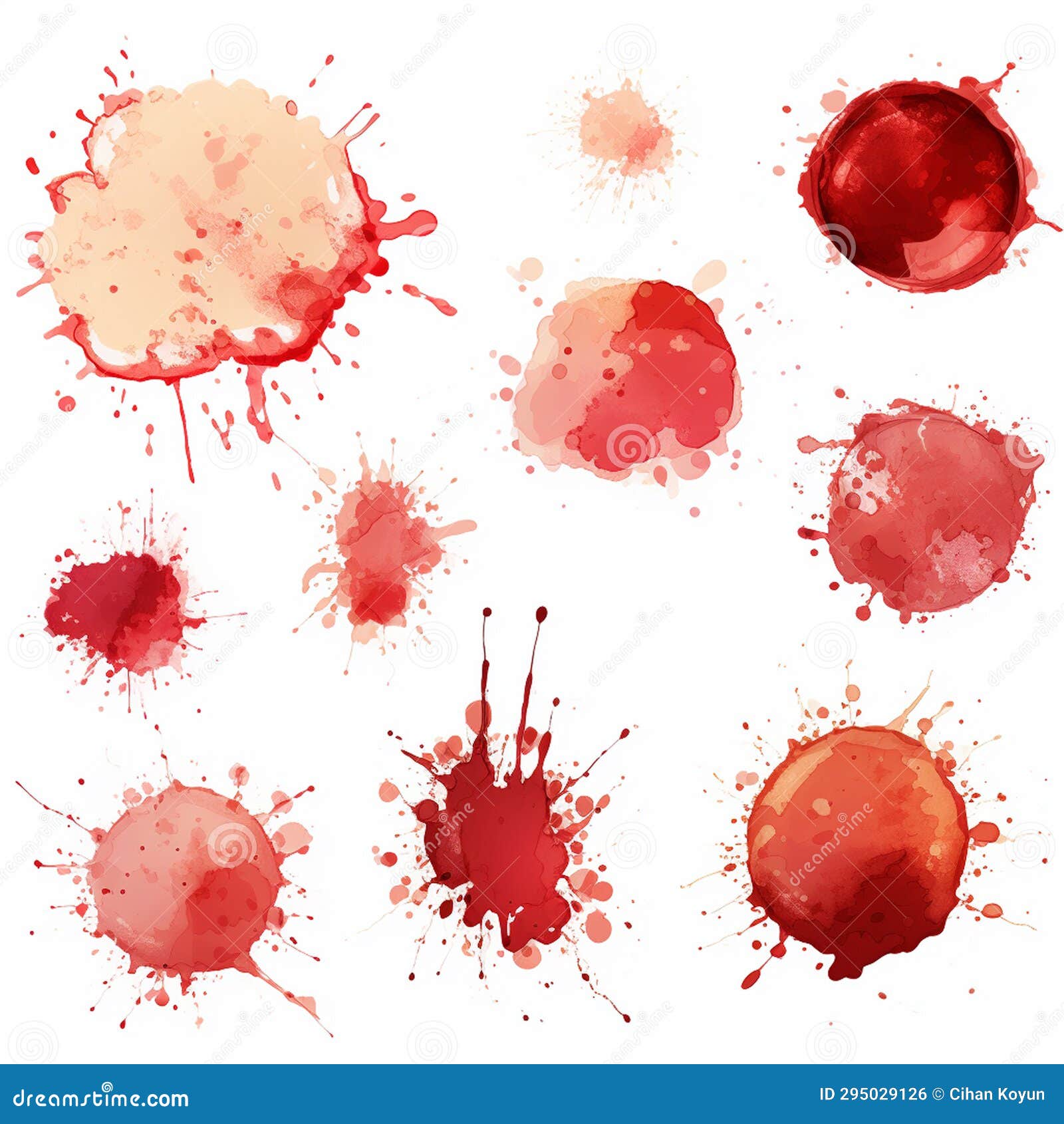 Ink spots stock illustration. Illustration of splashwall - 295029126