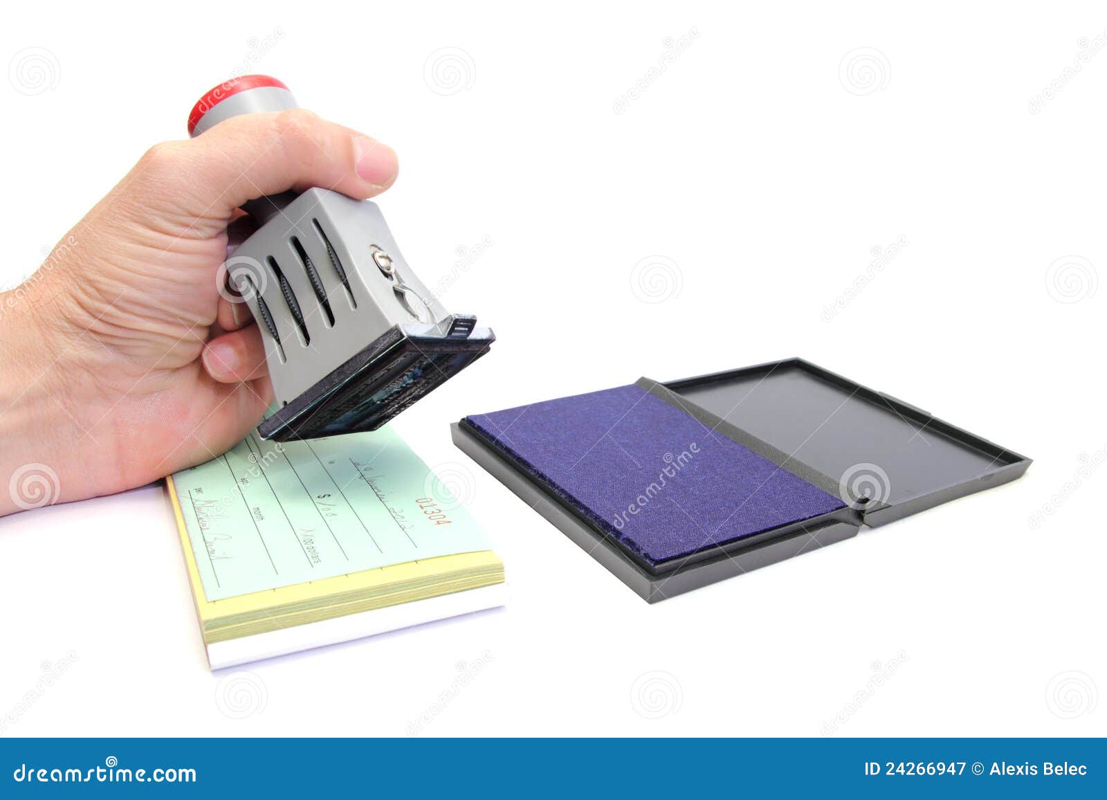 Ink stamper stock image. Image of close, official, equipment - 24266947