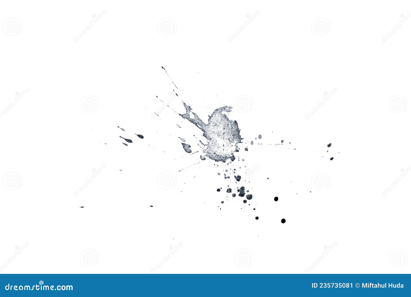 Ink Stroke Element Collection in Black. Stock Illustration ...