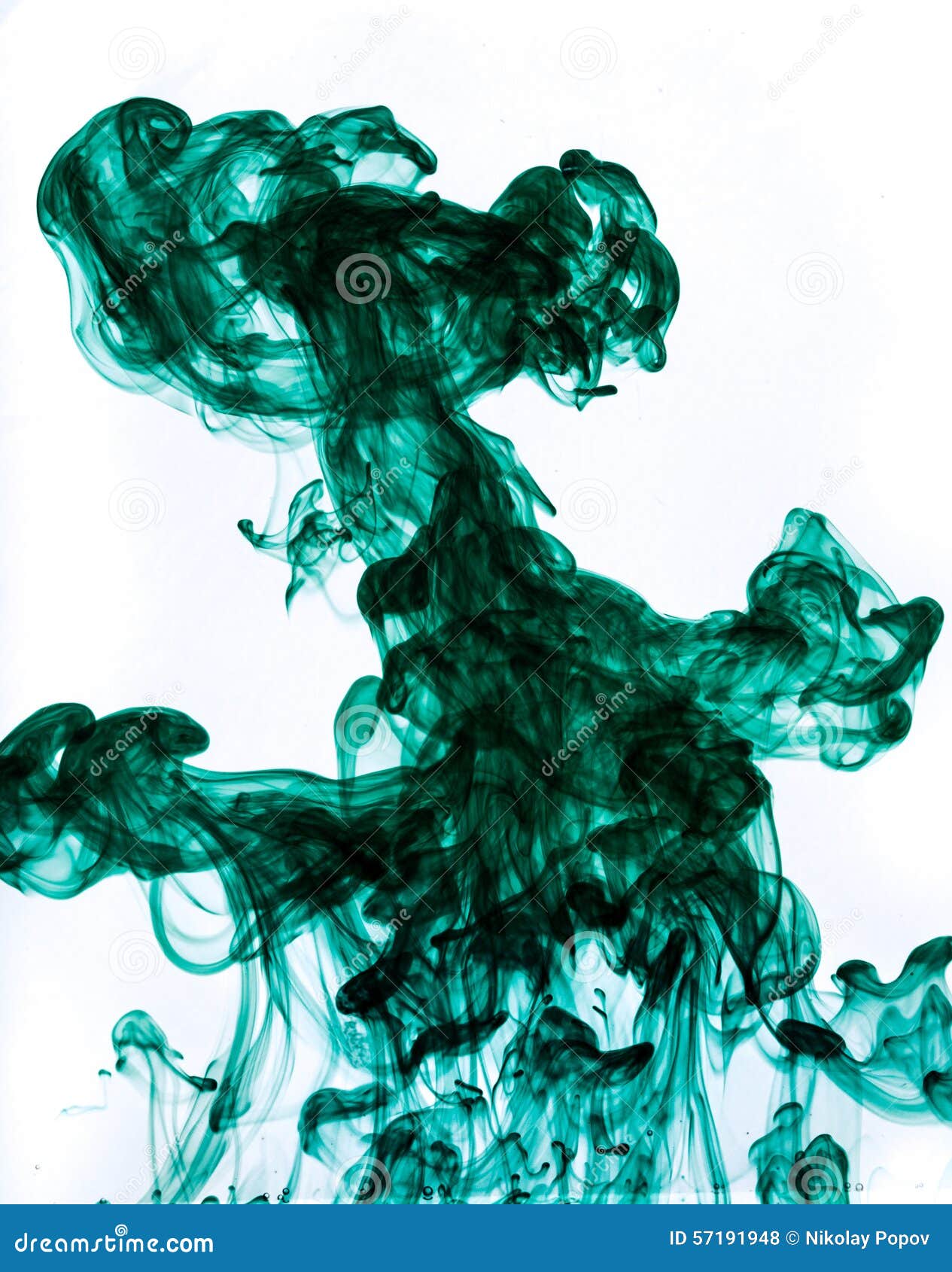 Ink turquoise. stock photo. Image of blue, structure - 57191948