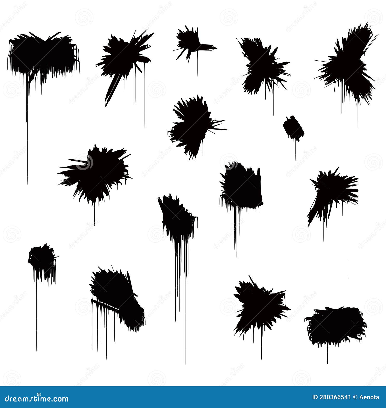 Vector Drips Chocolate Logo | CartoonDealer.com #76822152