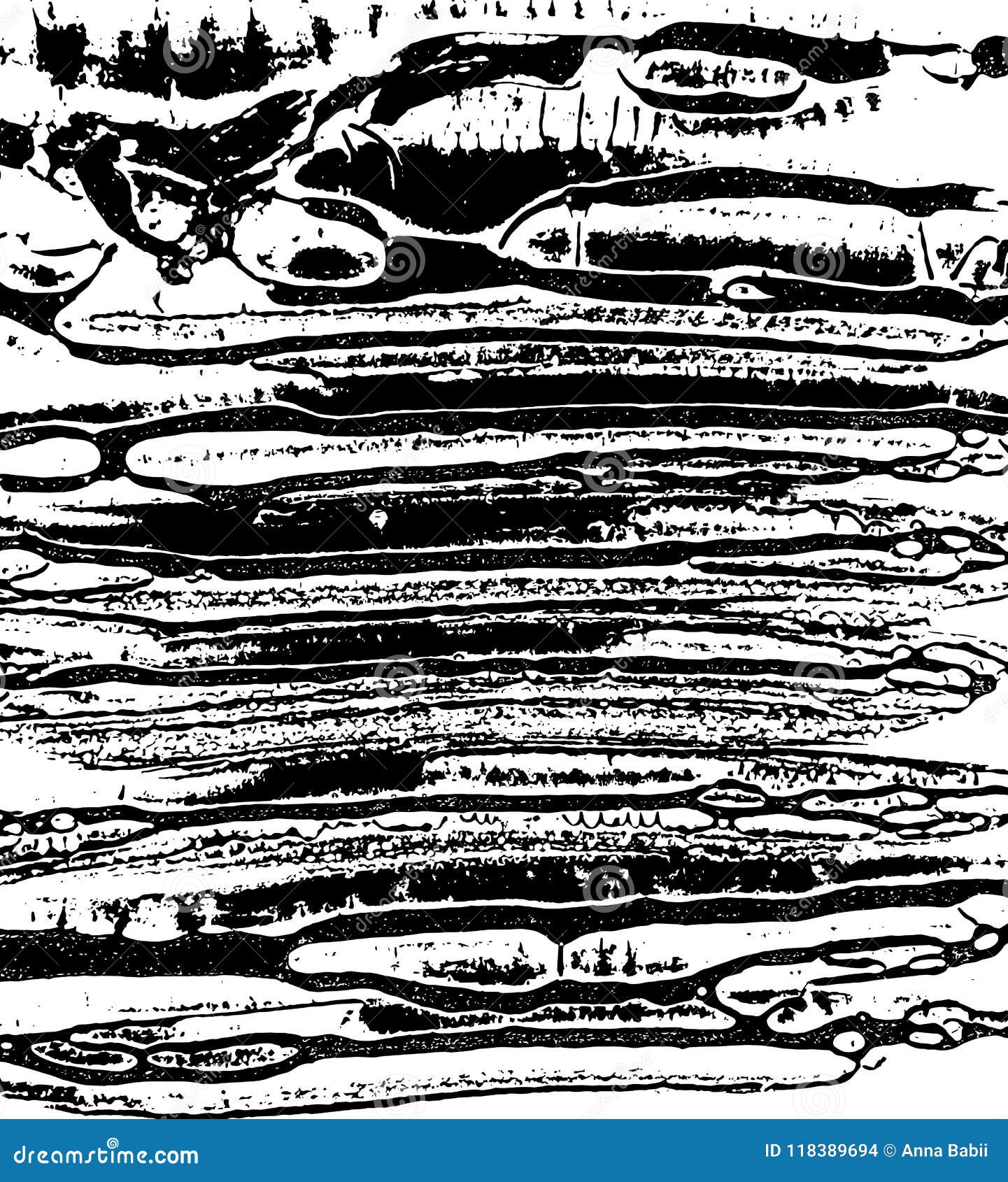 Ink Vector Sponge Background. Vector Illustration. Grunge Hand Drawn ...