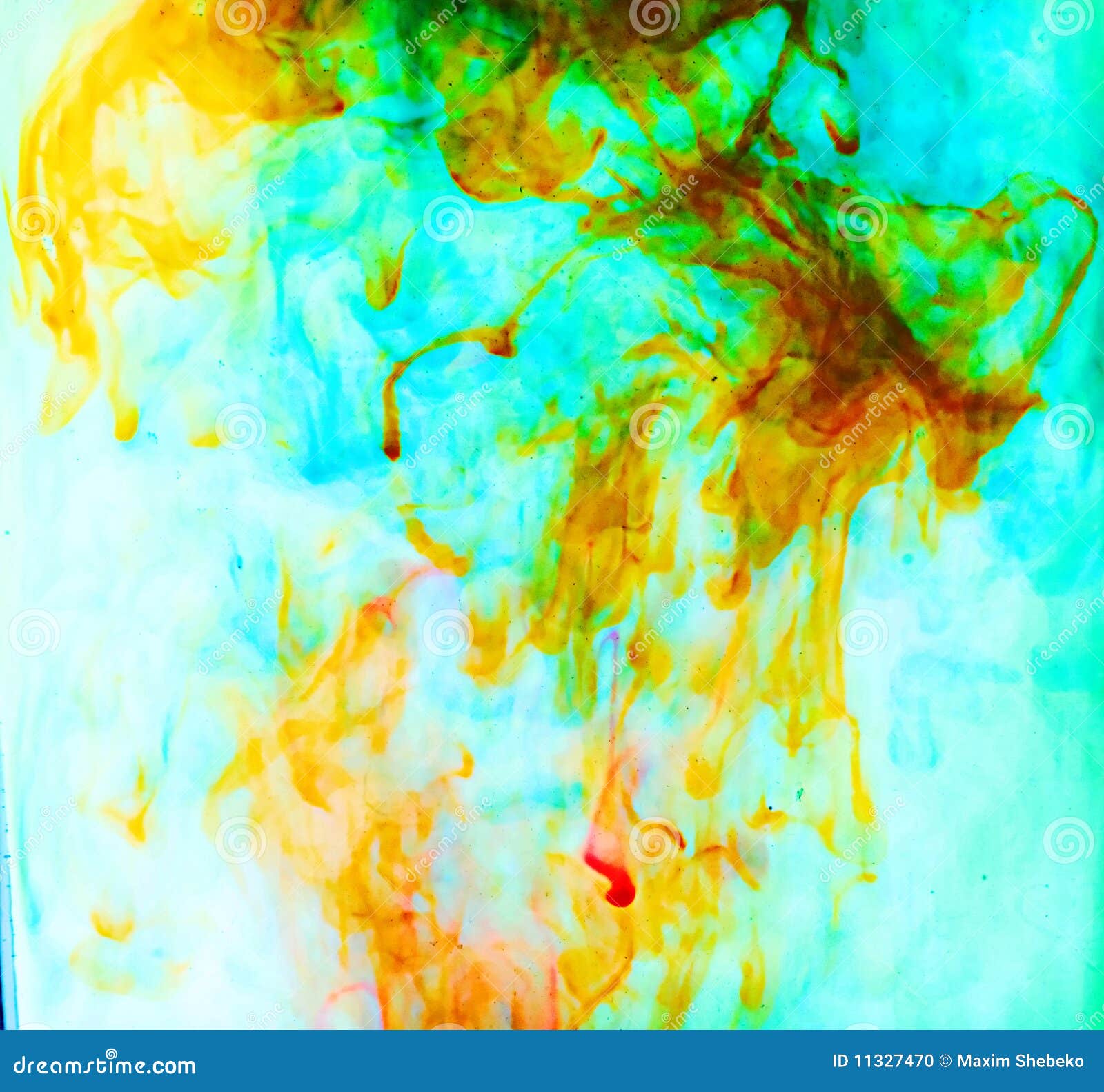 Ink in the water stock photo. Image of magic, liquid - 11327470