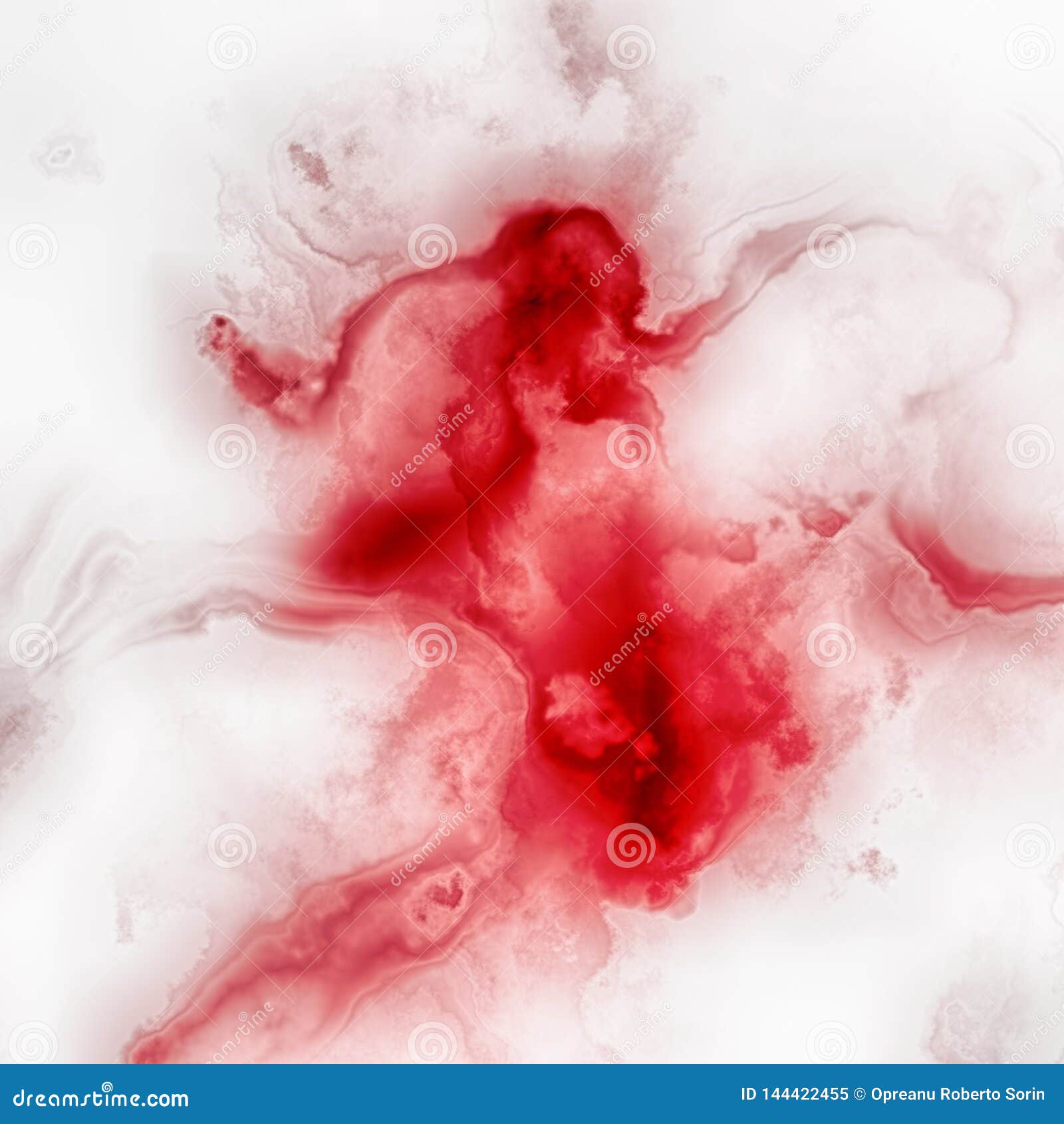 Ink in Water, Abstract Background Stock Illustration - Illustration of ...