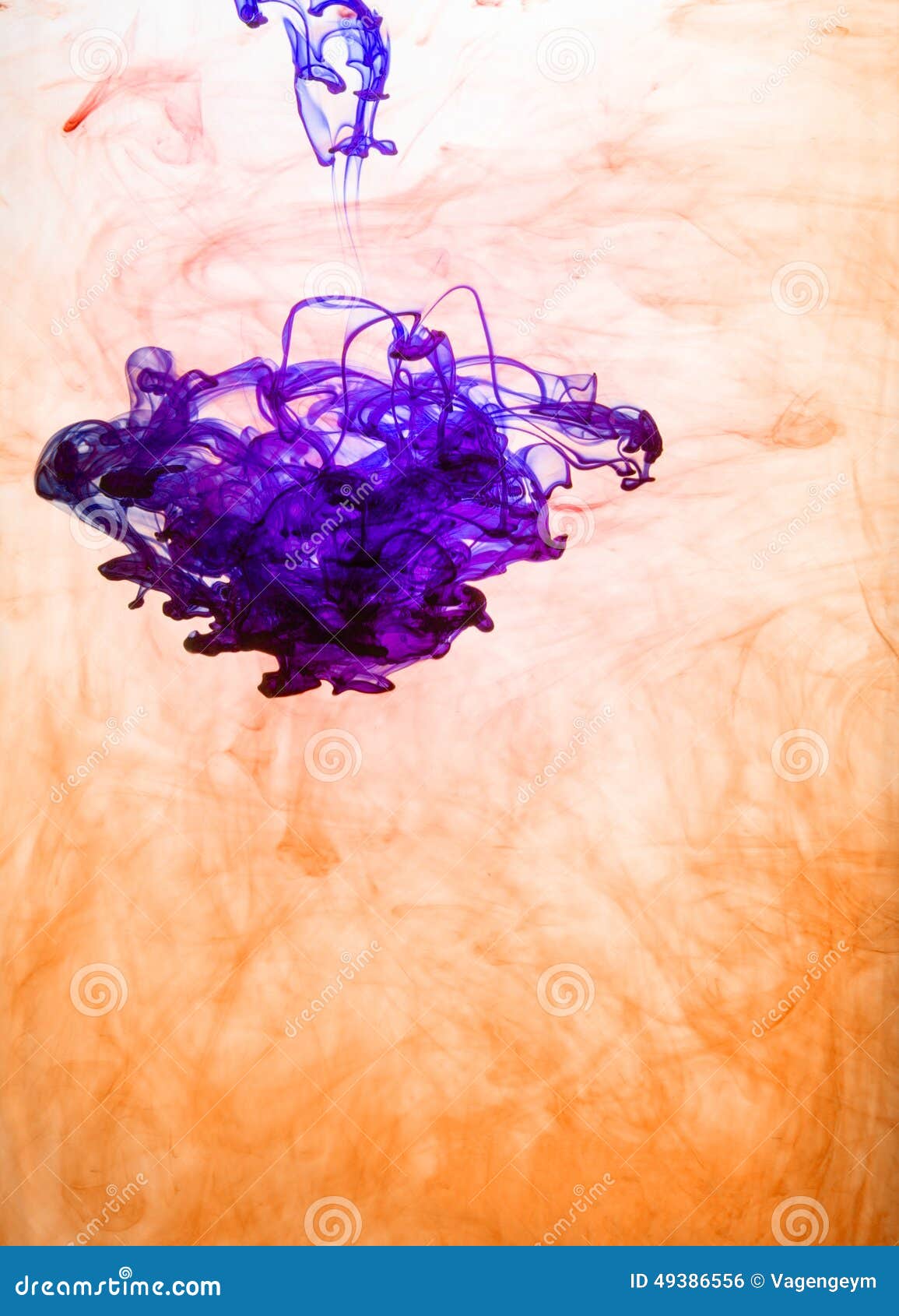 Ink in water stock photo. Image of soft, laboratory, abstract - 49386556