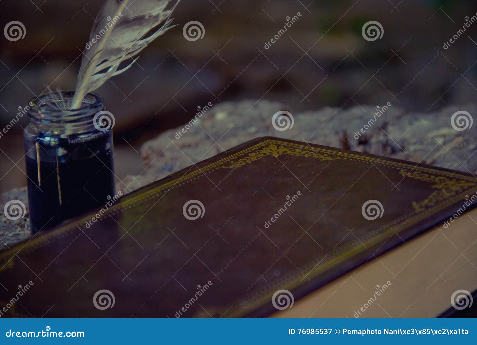 Ink Writing stock image. Image of journalism, bird, retro - 76985537