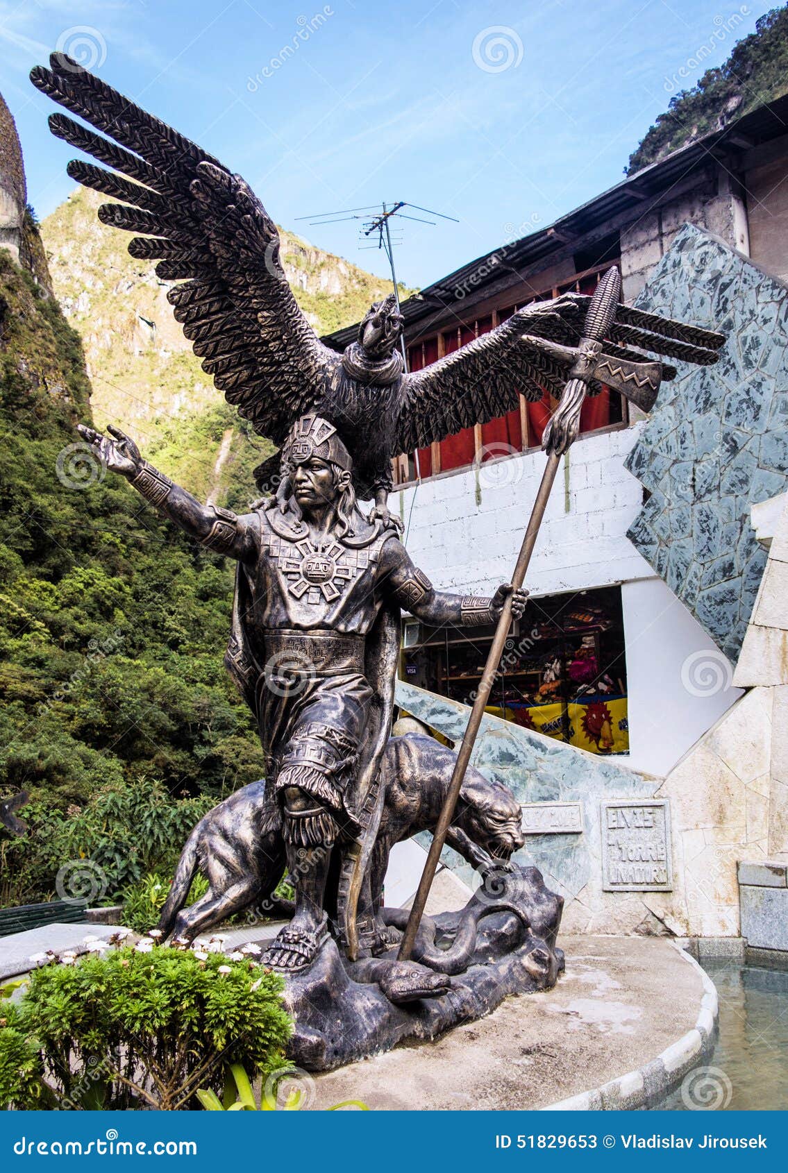 Inka statue in Peru stock image. Image of inca, south - 51829653