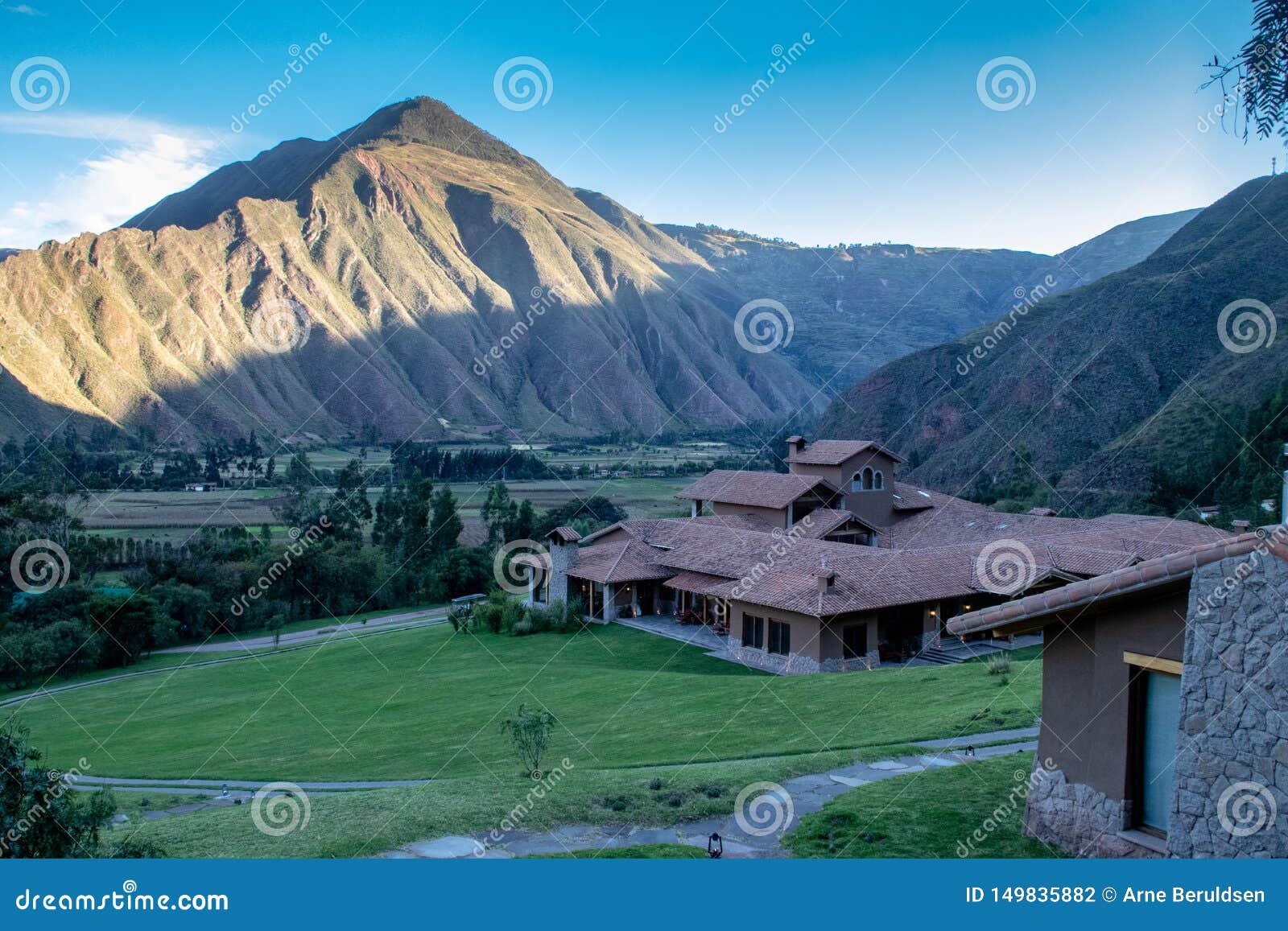 The Inkaterra Hotel in Peru Stock Photo - Image of mountains, america ...