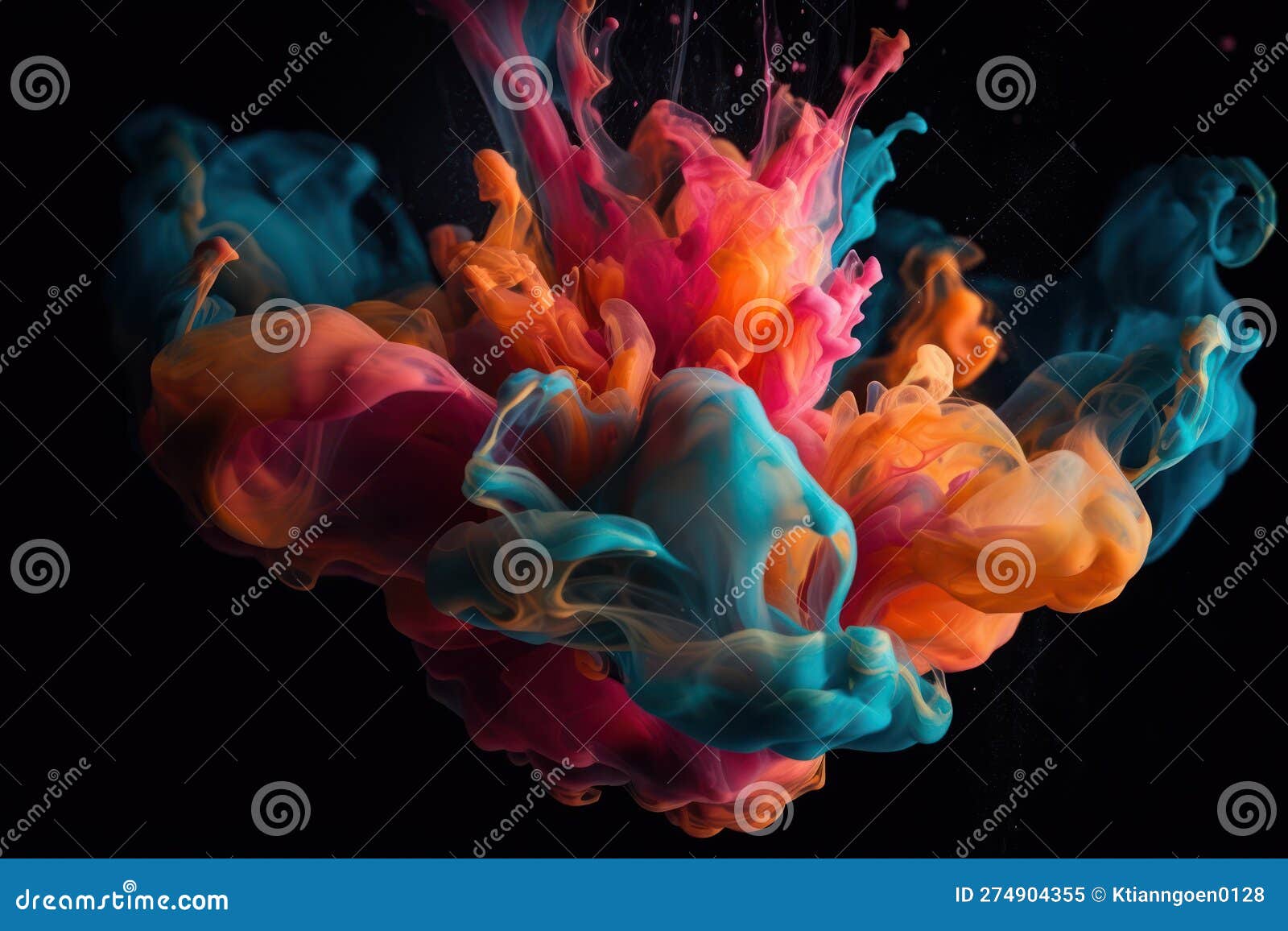 "Inkblot Dreams": a Series of Abstract Images Featuring a Marbled Ink ...