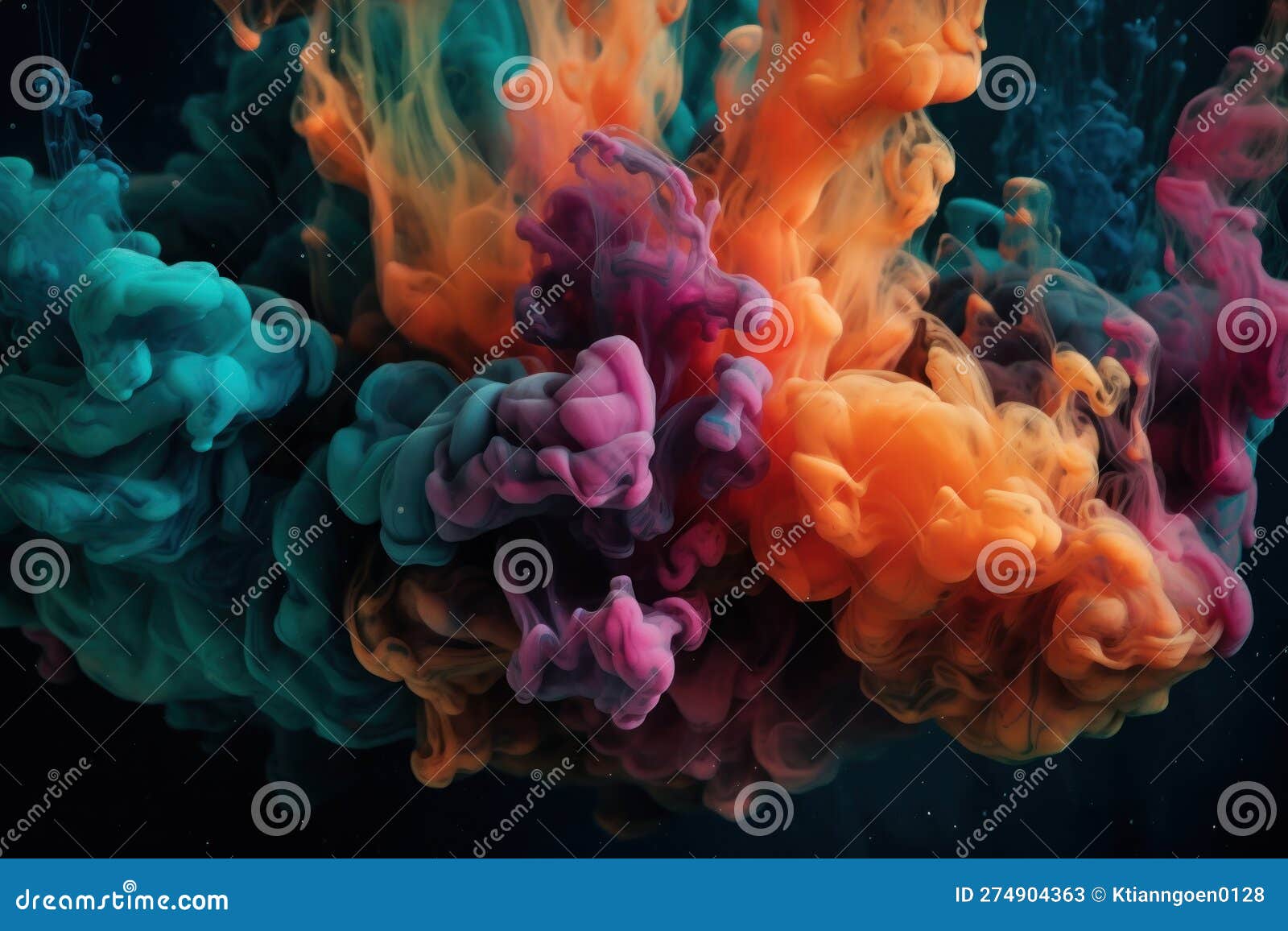 "Inkblot Dreams": a Series of Abstract Images Featuring a Marbled Ink ...