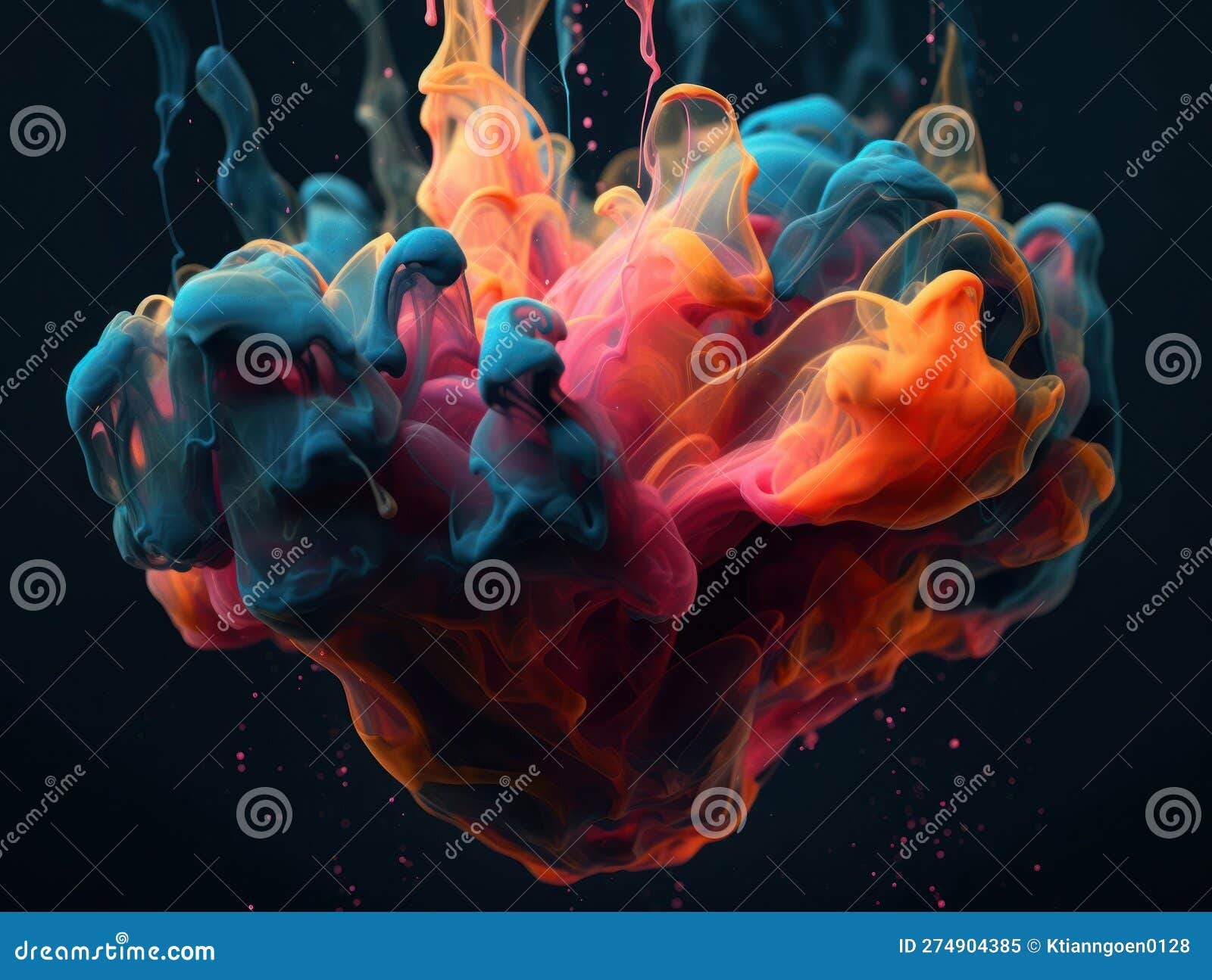 "Inkblot Dreams": a Series of Abstract Images Featuring a Marbled Ink ...