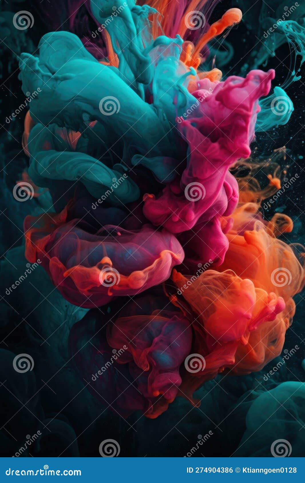 "Inkblot Dreams": a Series of Abstract Images Featuring a Marbled Ink ...