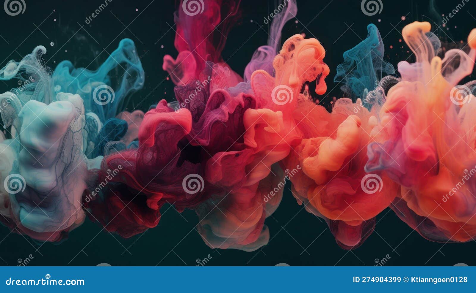 "Inkblot Dreams": a Series of Abstract Images Featuring a Marbled Ink ...