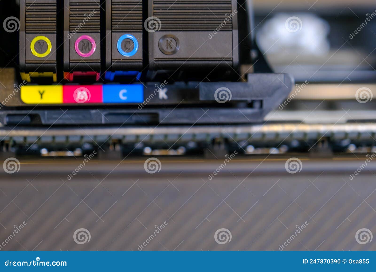 Inkjet Printer Cartridges Used for Printing Stock Photo - Image of ...
