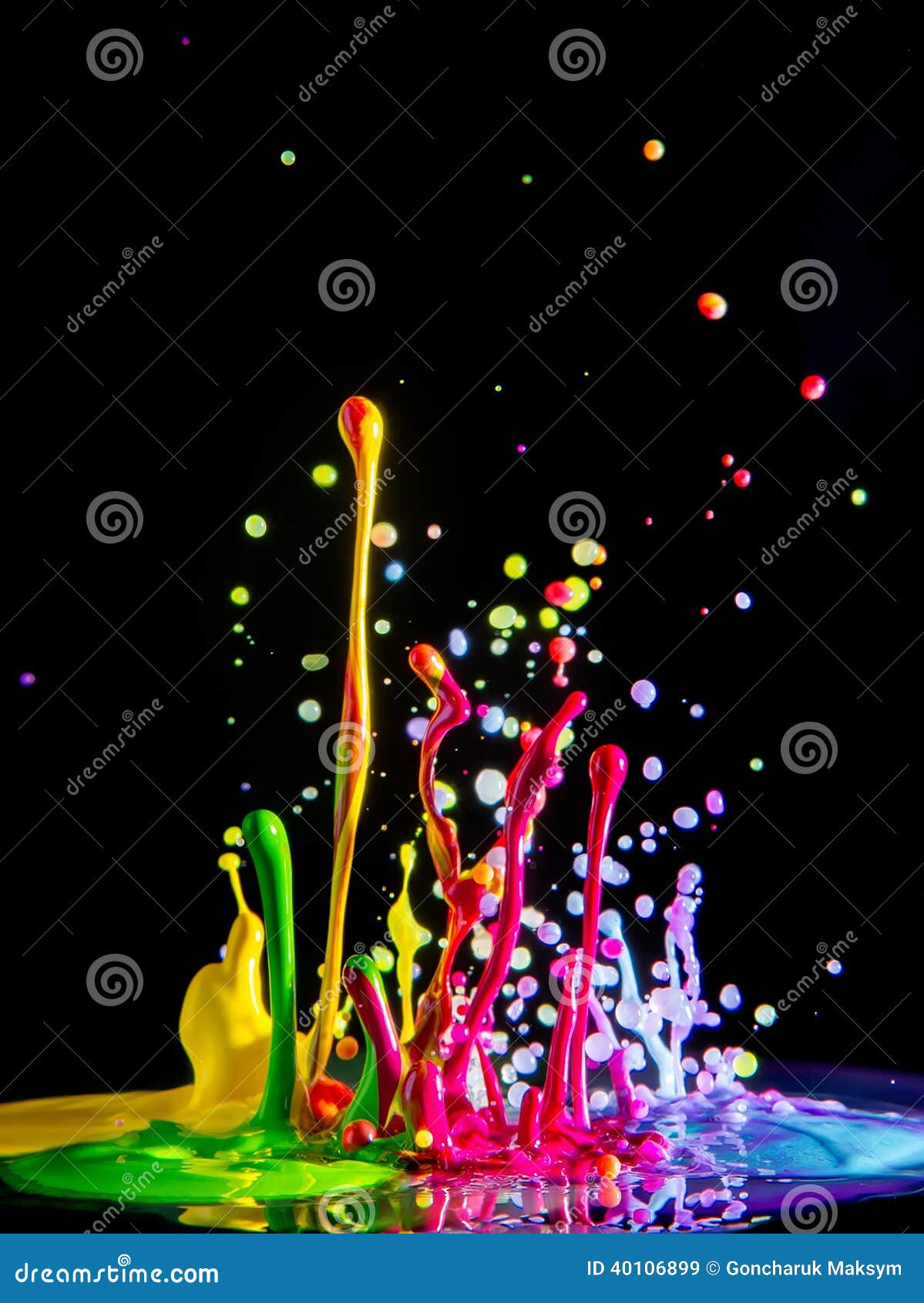 Inks splash stock image. Image of drop, colors, artistic - 40106899