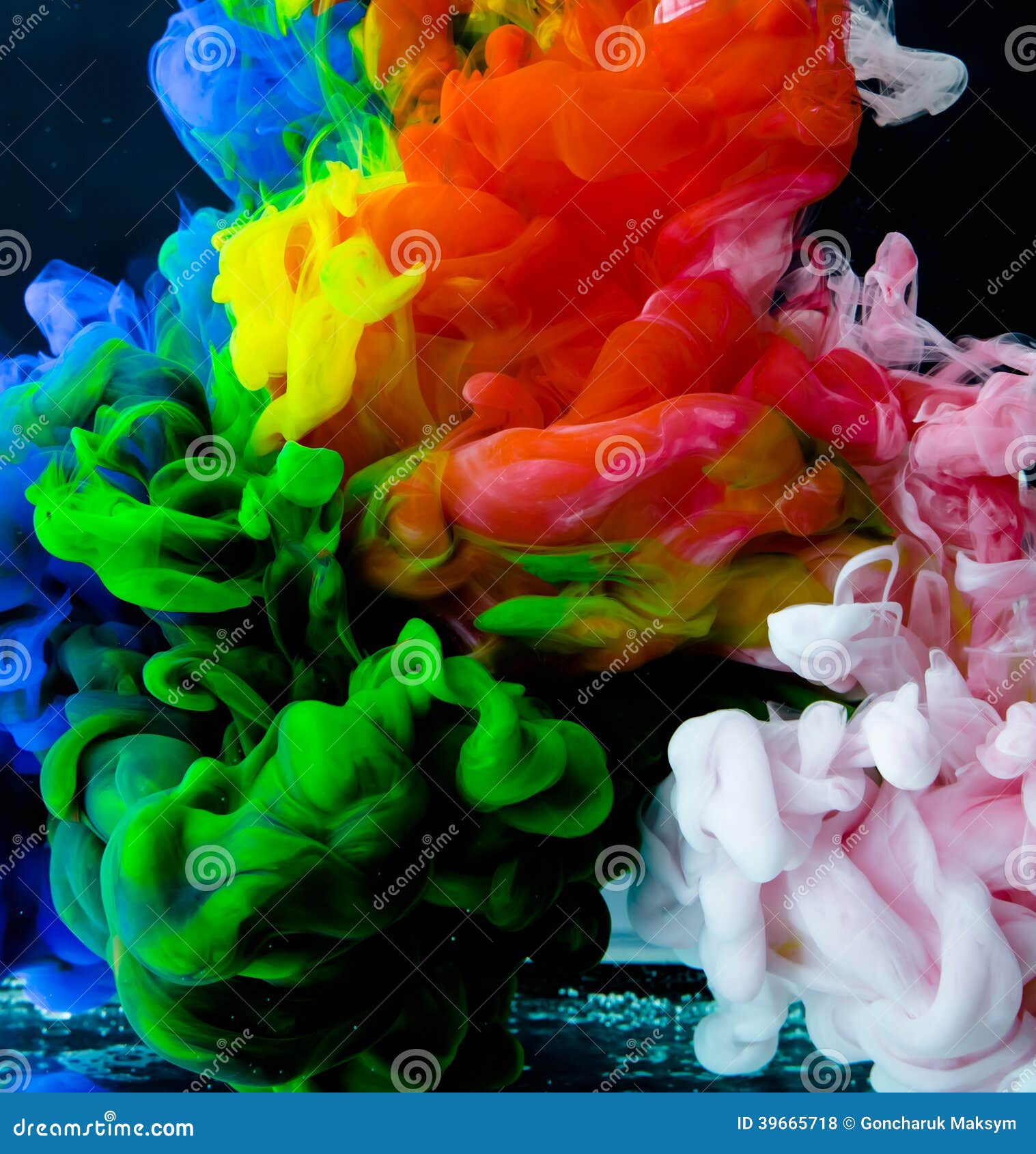 Inks In Water Stock Image | CartoonDealer.com #85899883