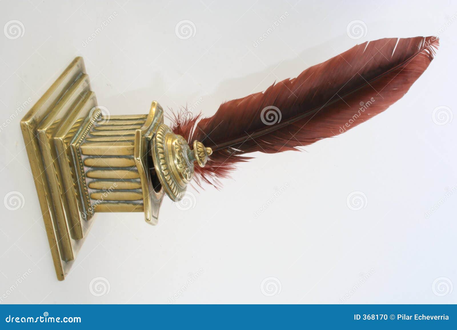 Inkwell and feather stock photo. Image of century, inkwell - 368170