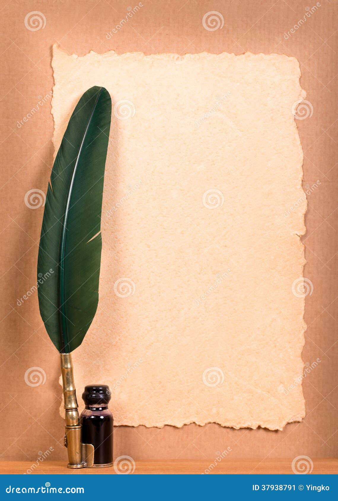 Quill Pen And Inkwell