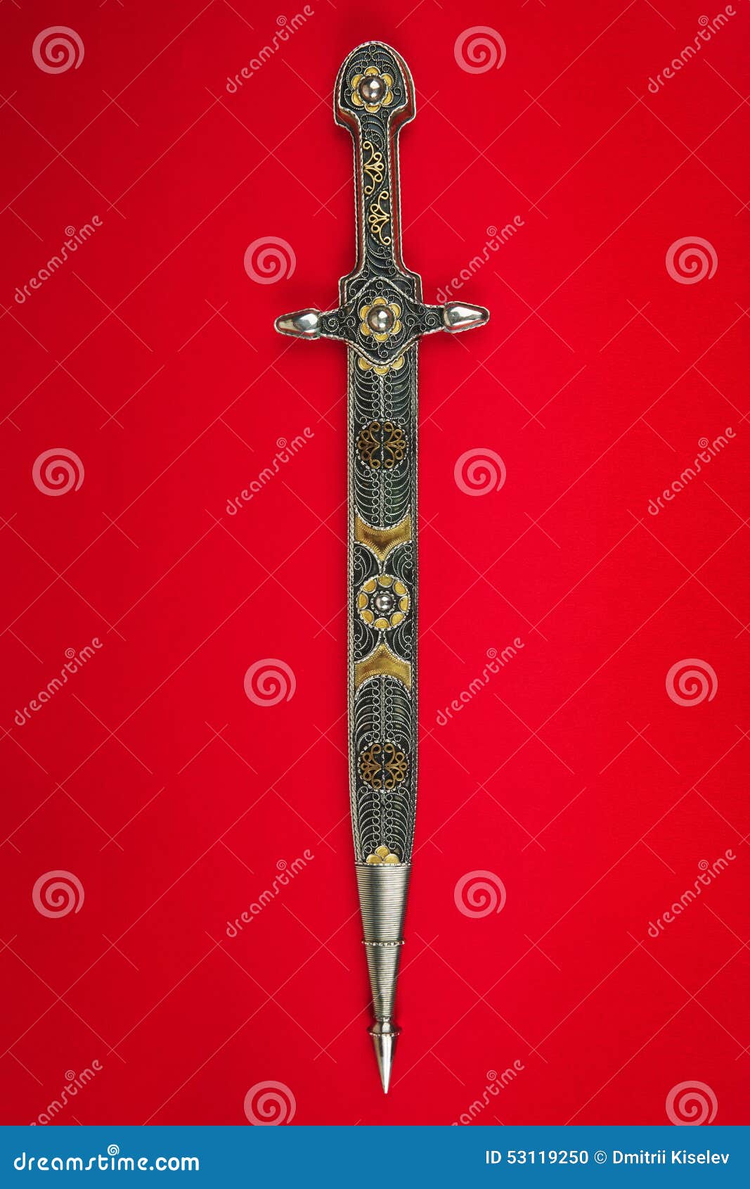 Inlaid antique sword stock photo. Image of scabbard, dirk - 53119250