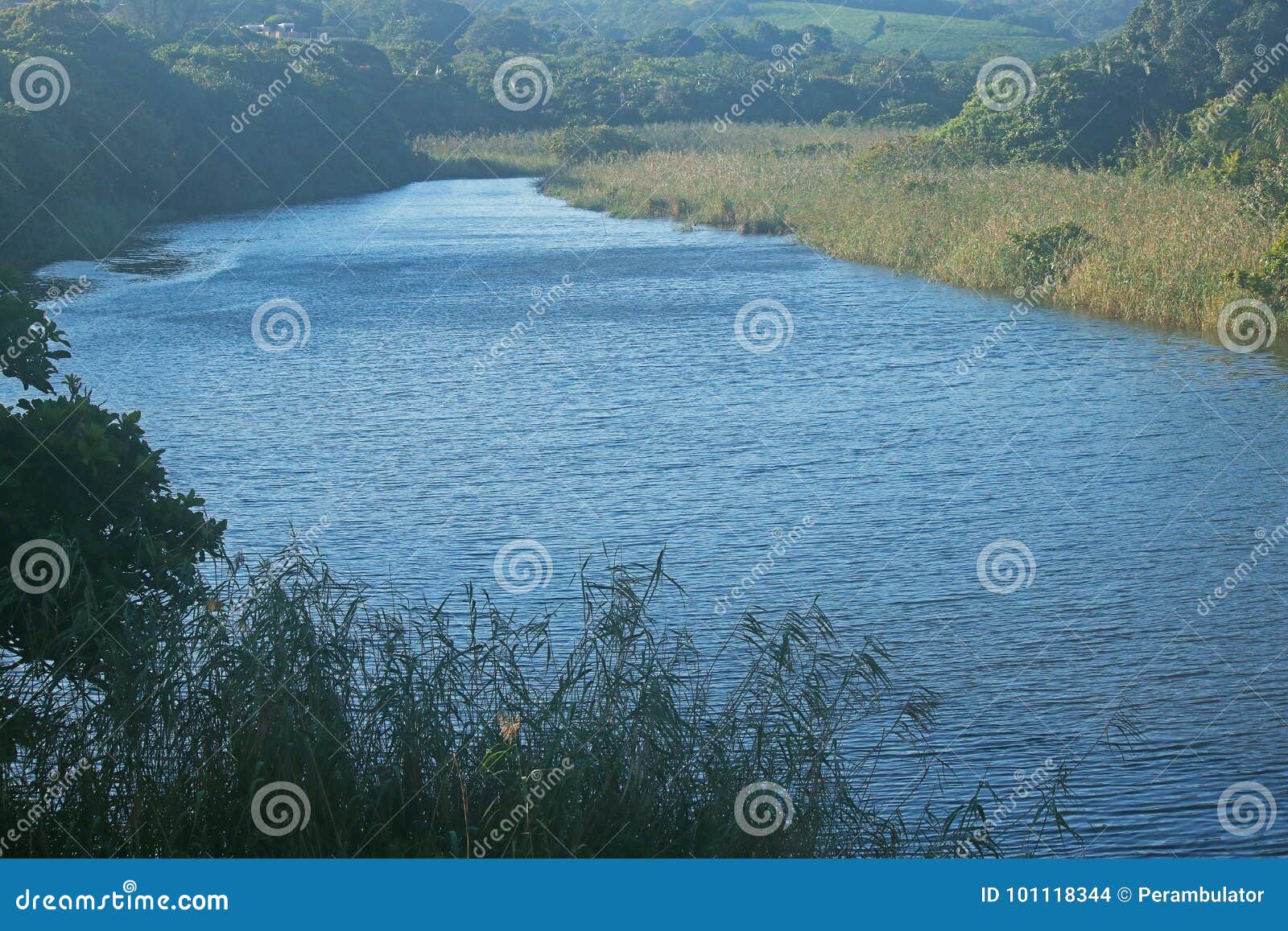 INLAND VIEW of LAGOON stock photo. Image of view, inland - 101118344