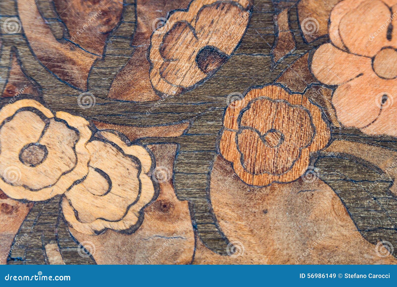 Inlay stock image. Image of handcraft, inlay, flowers - 56986149