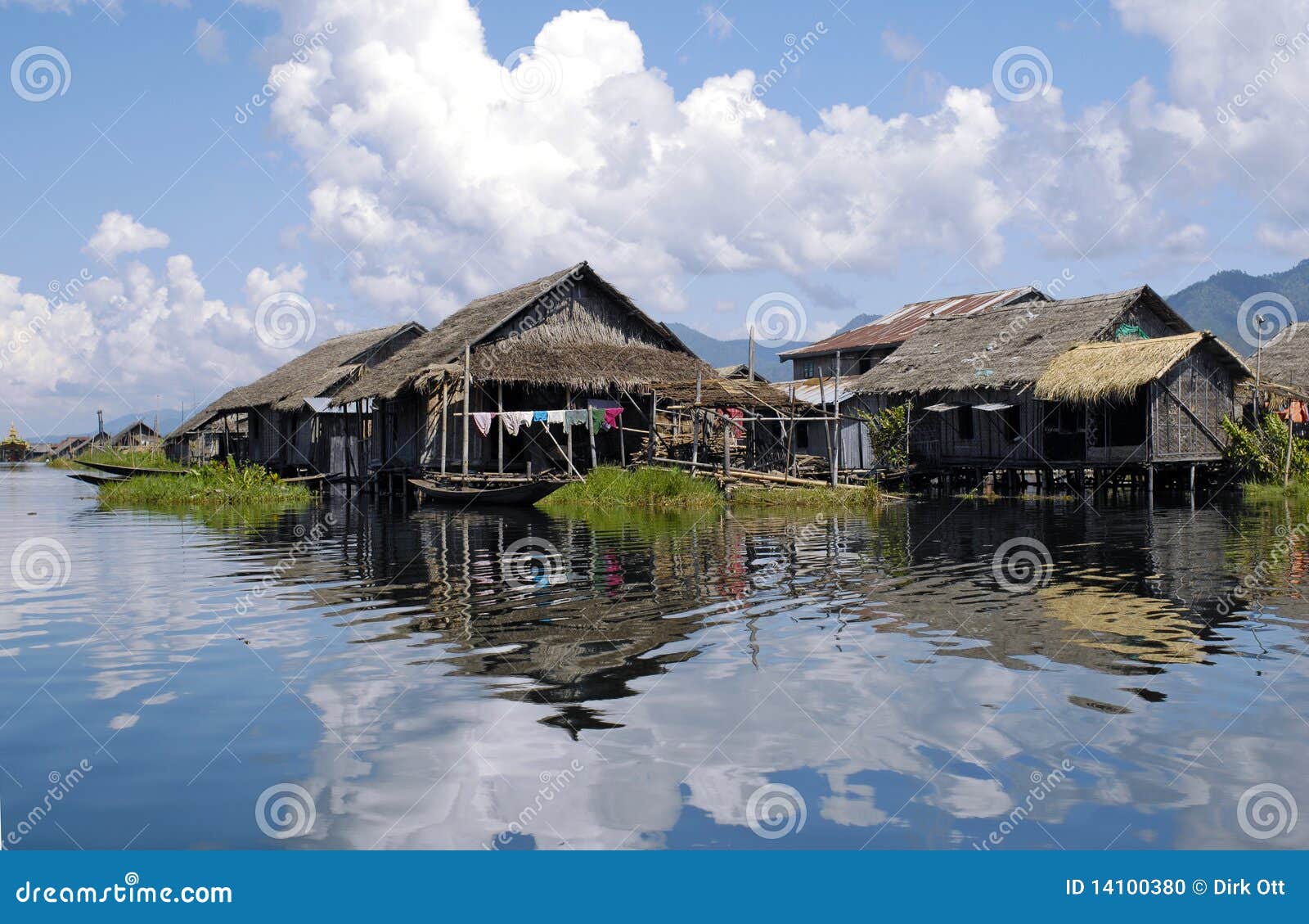 Inle Lake, Burma stock photo. Image of fish, blue, fishery - 14100380