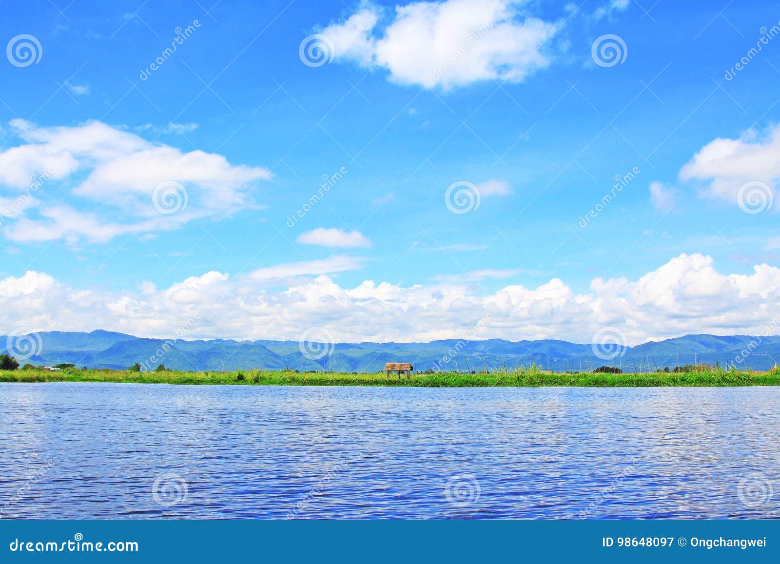 Inle Lake Floating Farm, Myanmar Stock Image - Image of asia, grass ...