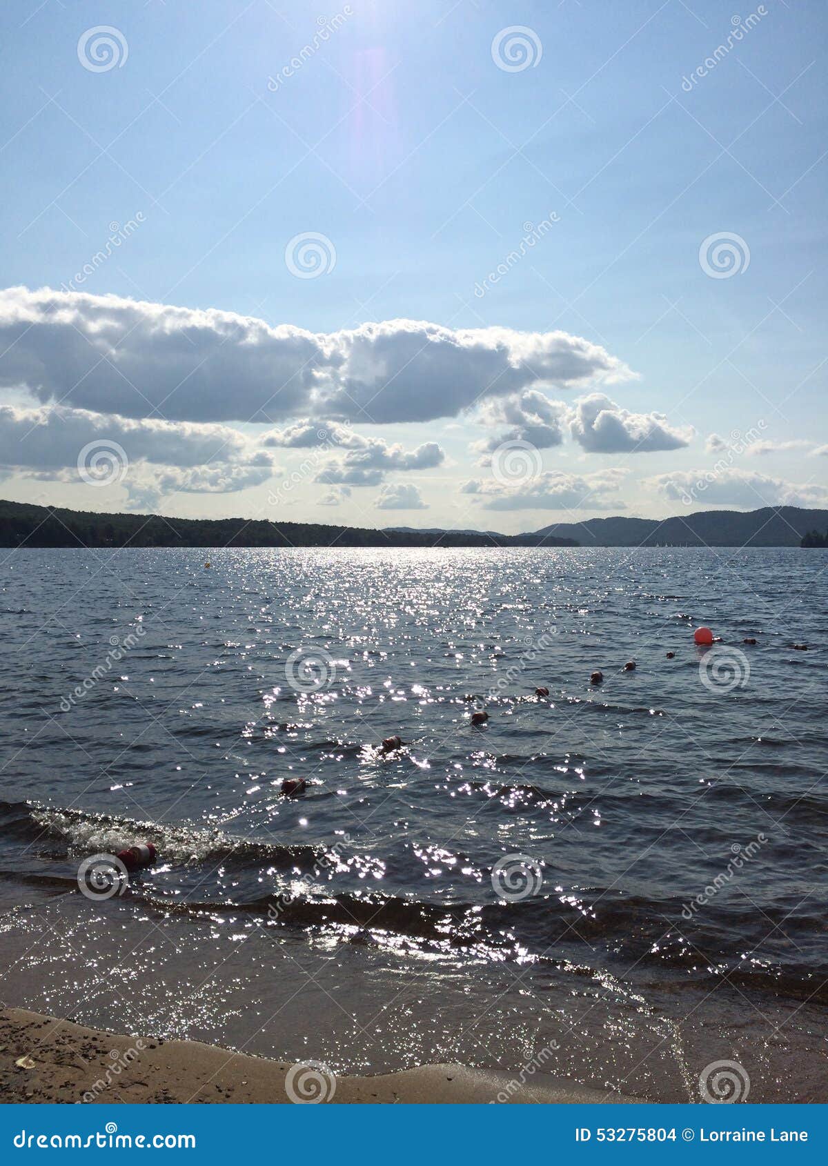 Inlet lake stock photo. Image of lake, water, inlet, beach - 53275804