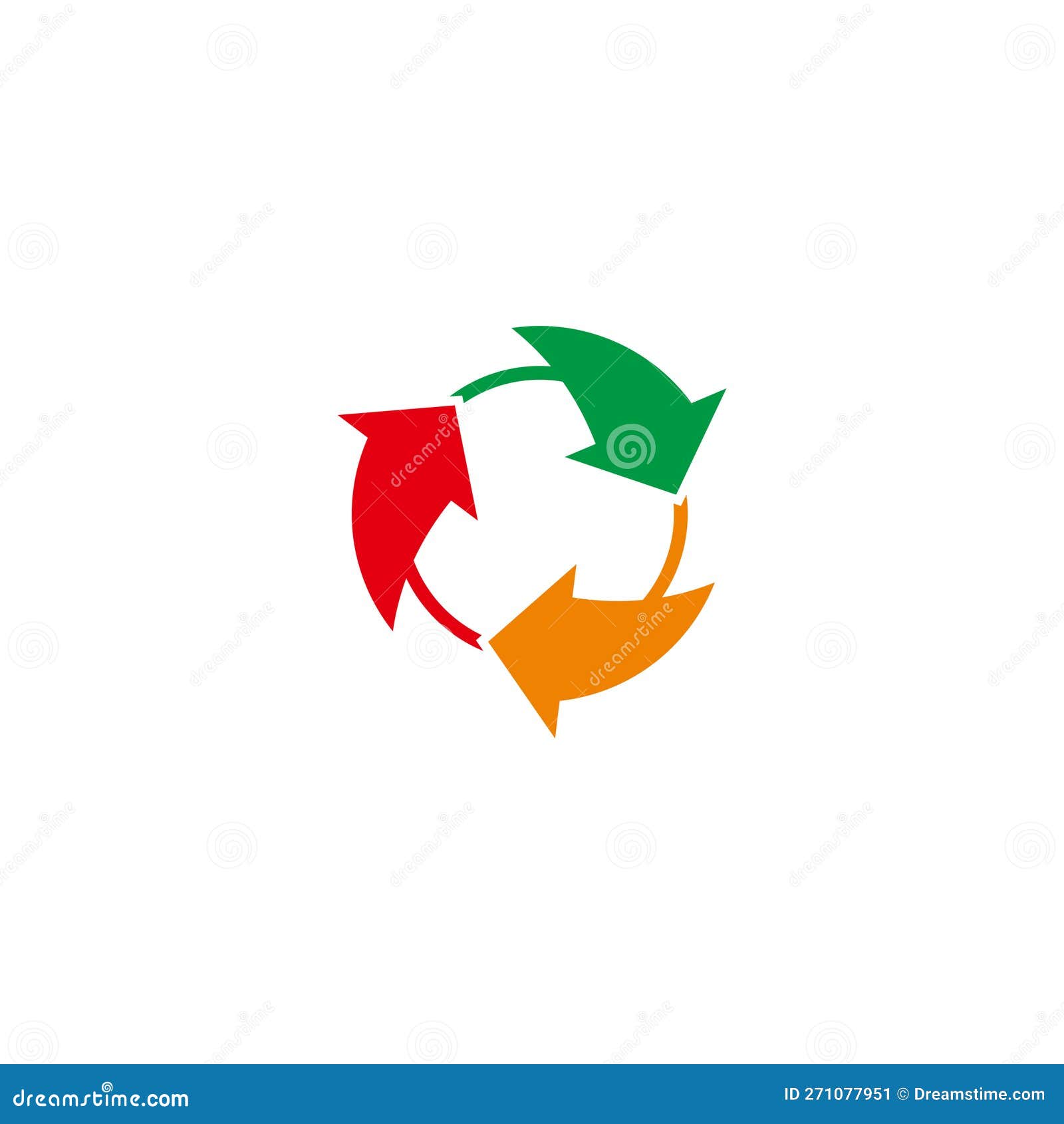Inline Circle Arrows Colorful Motion Logo Vector Stock Vector ...