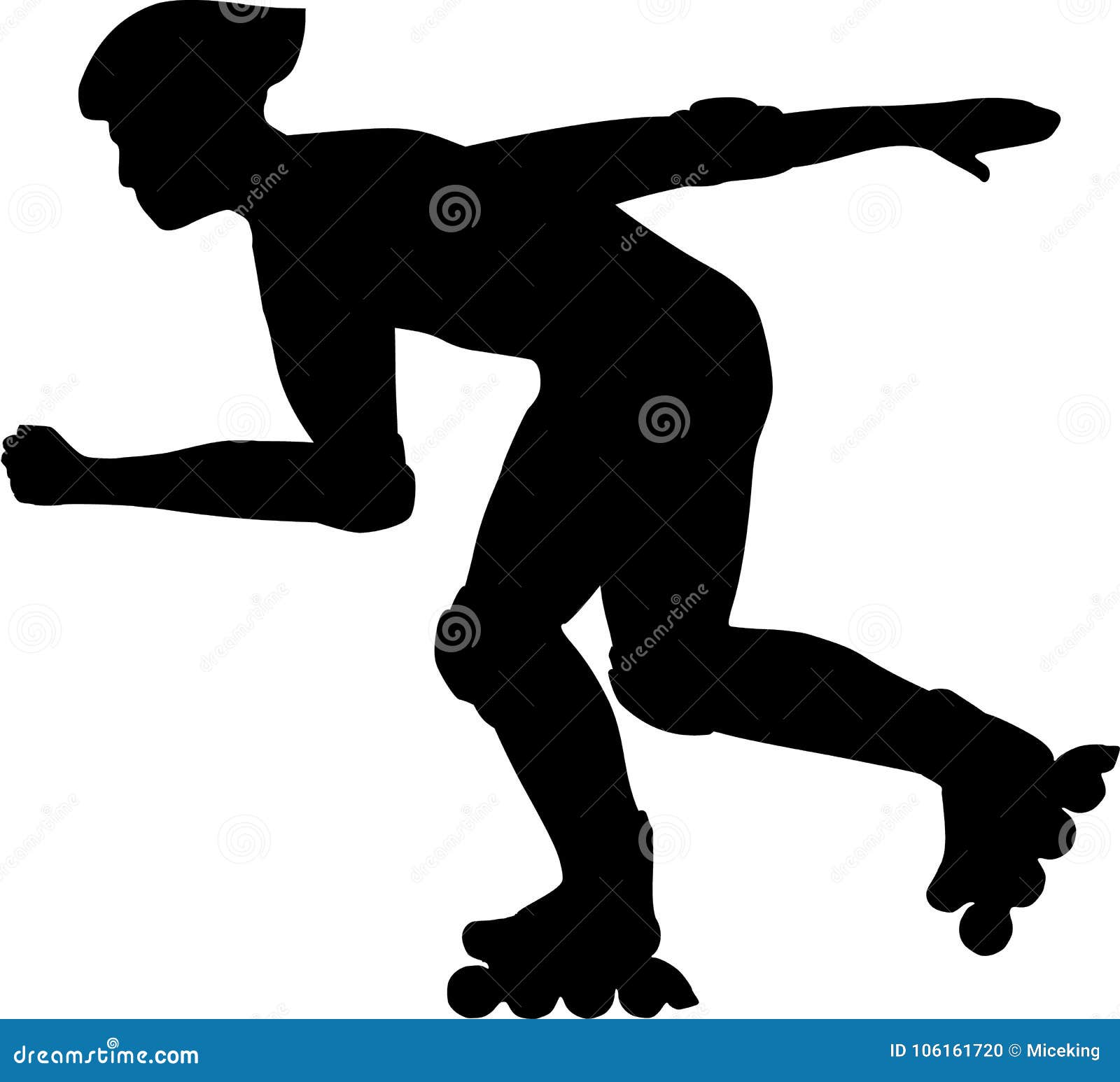 Inline Skater Silhouette stock vector. Illustration of symbol - 106161720 Inline Skater Silhouette stock vector. Illustration of symbol - 106161720