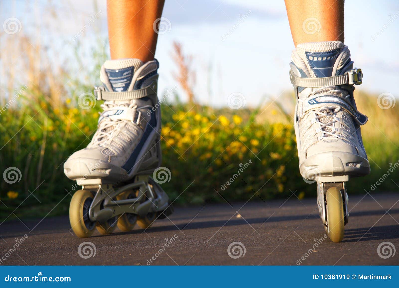 Inline skates stock image. Image of rollerblade, healthy - 10381919