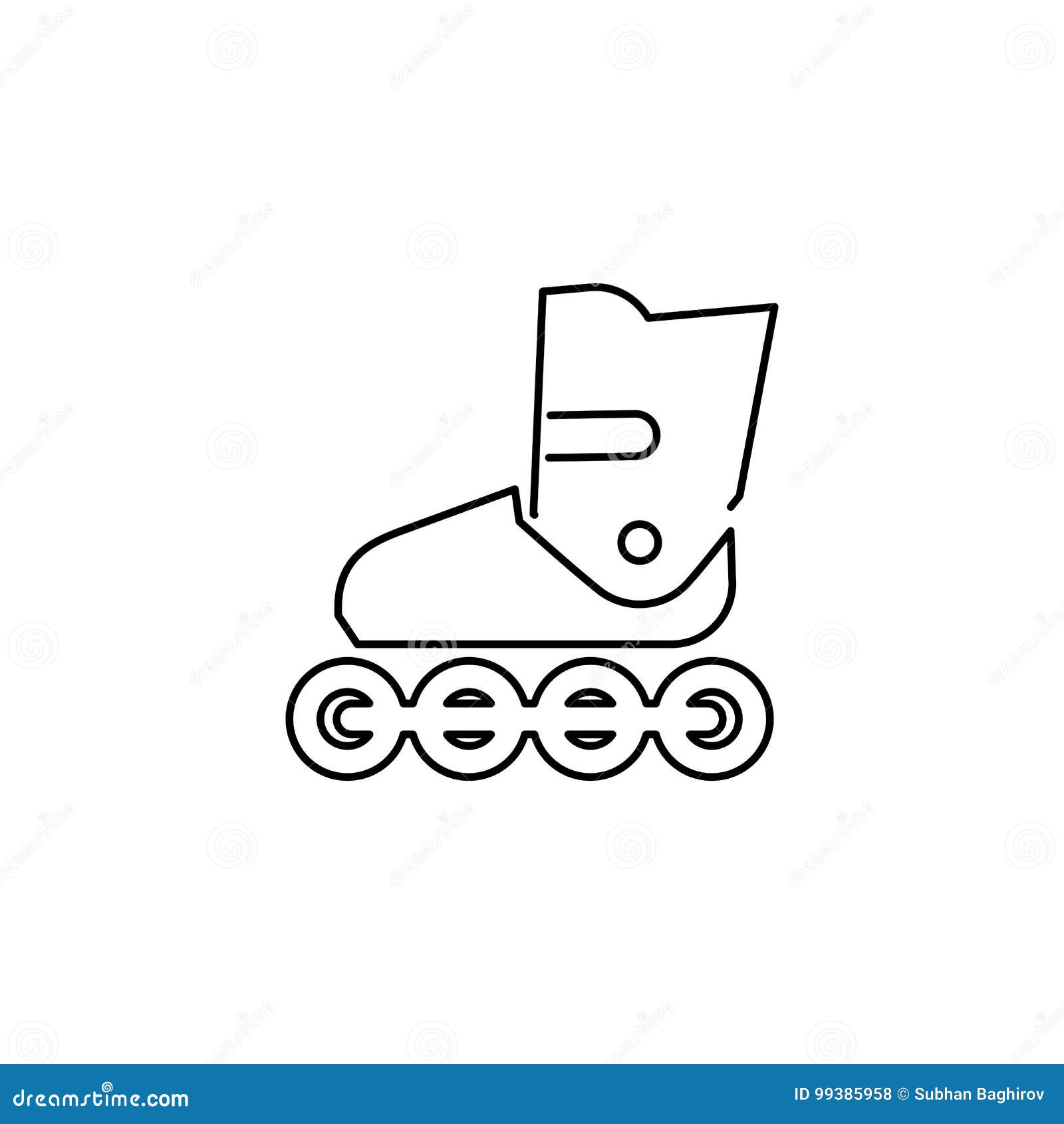 Inline Skates Simple Flat Style Icon Illustration Stock Vector ...