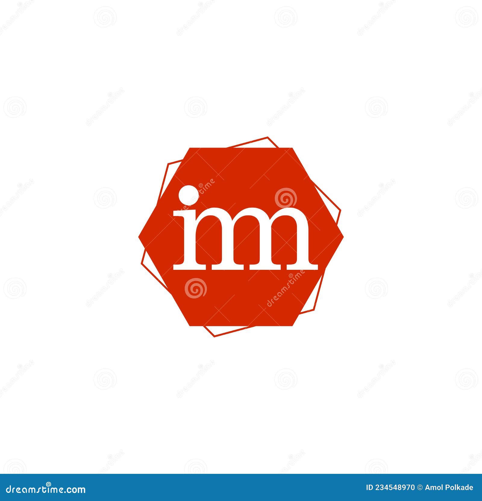 INM in HEXAGON VECTOR. IM MONOGRAM Stock Vector - Illustration of ...