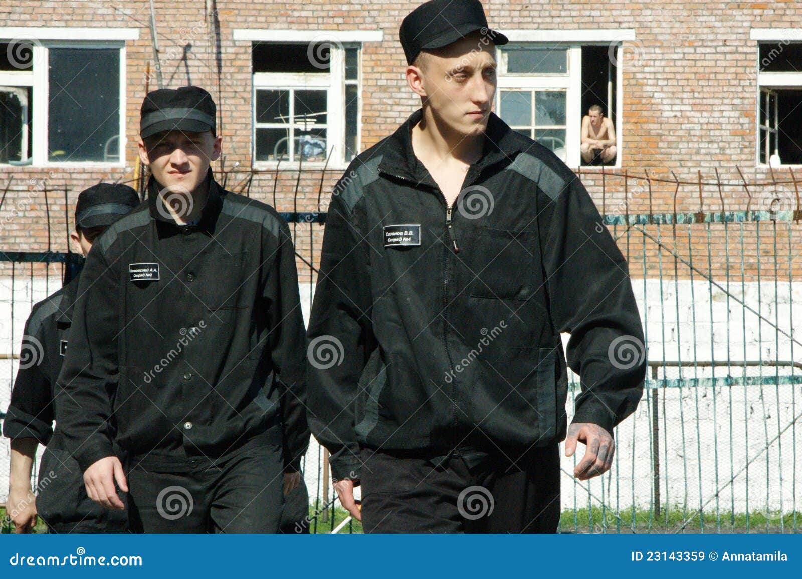 Inmates in male prison editorial stock image. Image of prisoners - 23143359