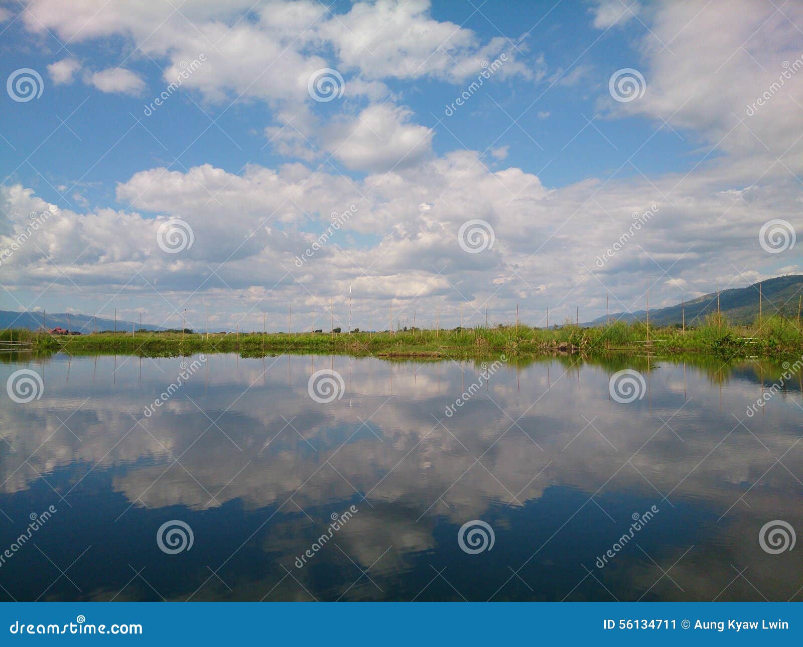 Inn Lay Lake in Shan State stock image. Image of state - 56134711