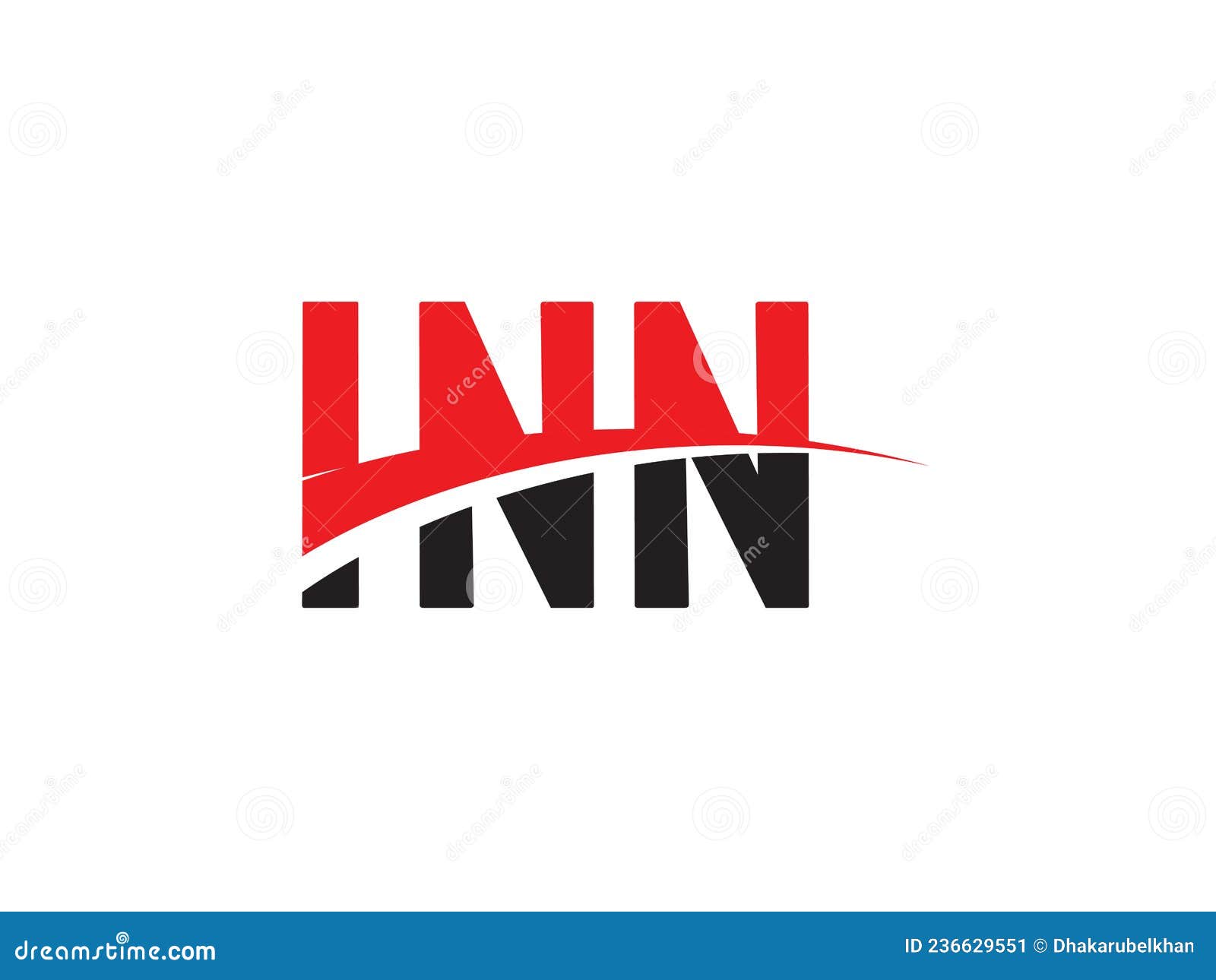 INN Letter Initial Logo Design Vector Illustration Stock Vector ...