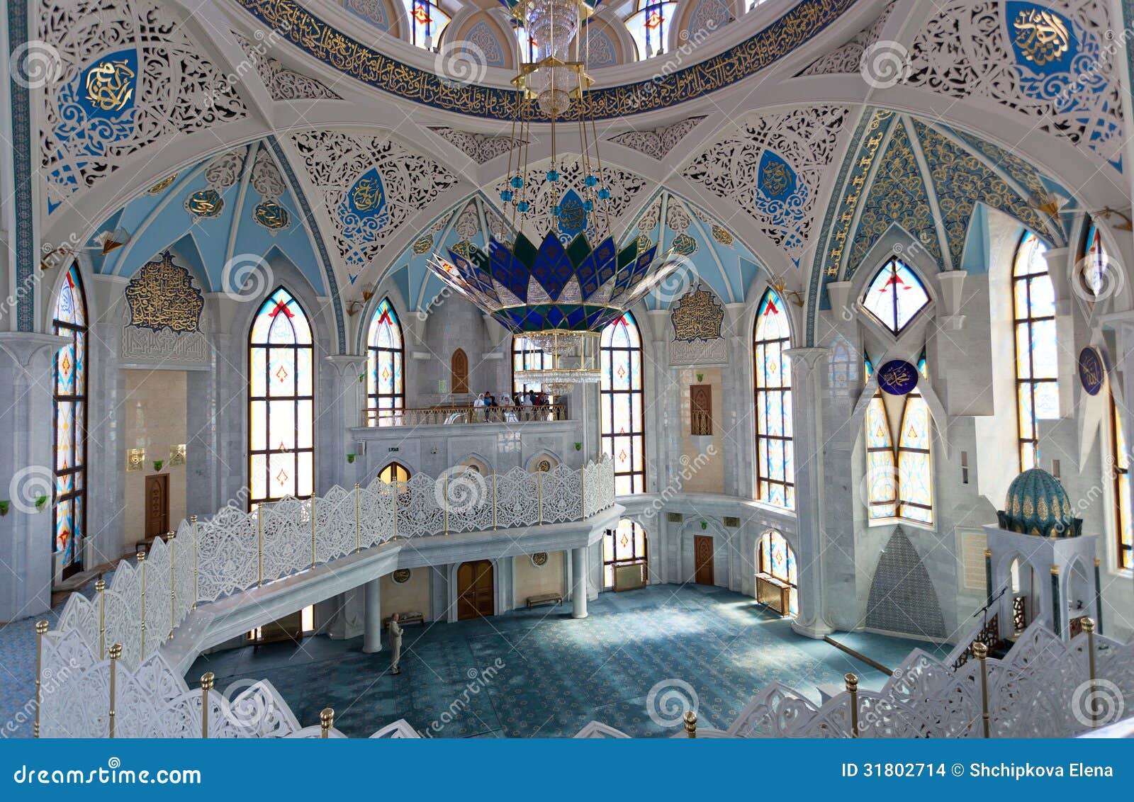 Innen-Moschee Qol Sharif In Kasan Redaktionelles Stockbild - Bild: 31802714