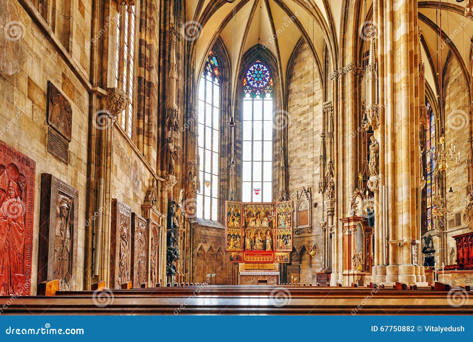 Innen-St Stephen Kathedrale (Stephansdom) Redaktionelles ...