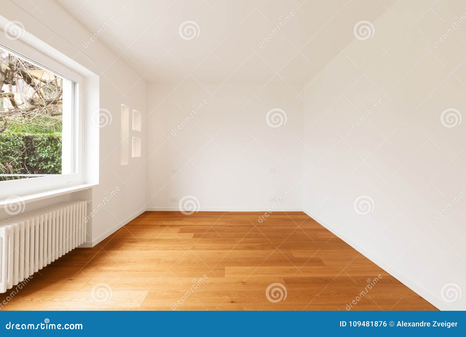 Innenraum Der Modernen Wohnung, Leerer Raum Stockfoto - Bild von wand ...