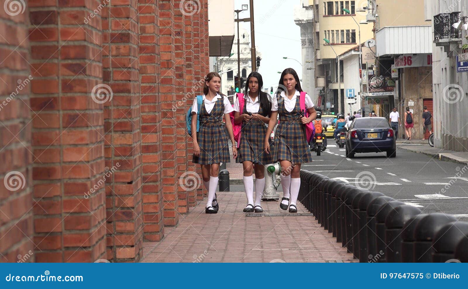 Inner City High School Students Editorial Image - Image of varsity ...